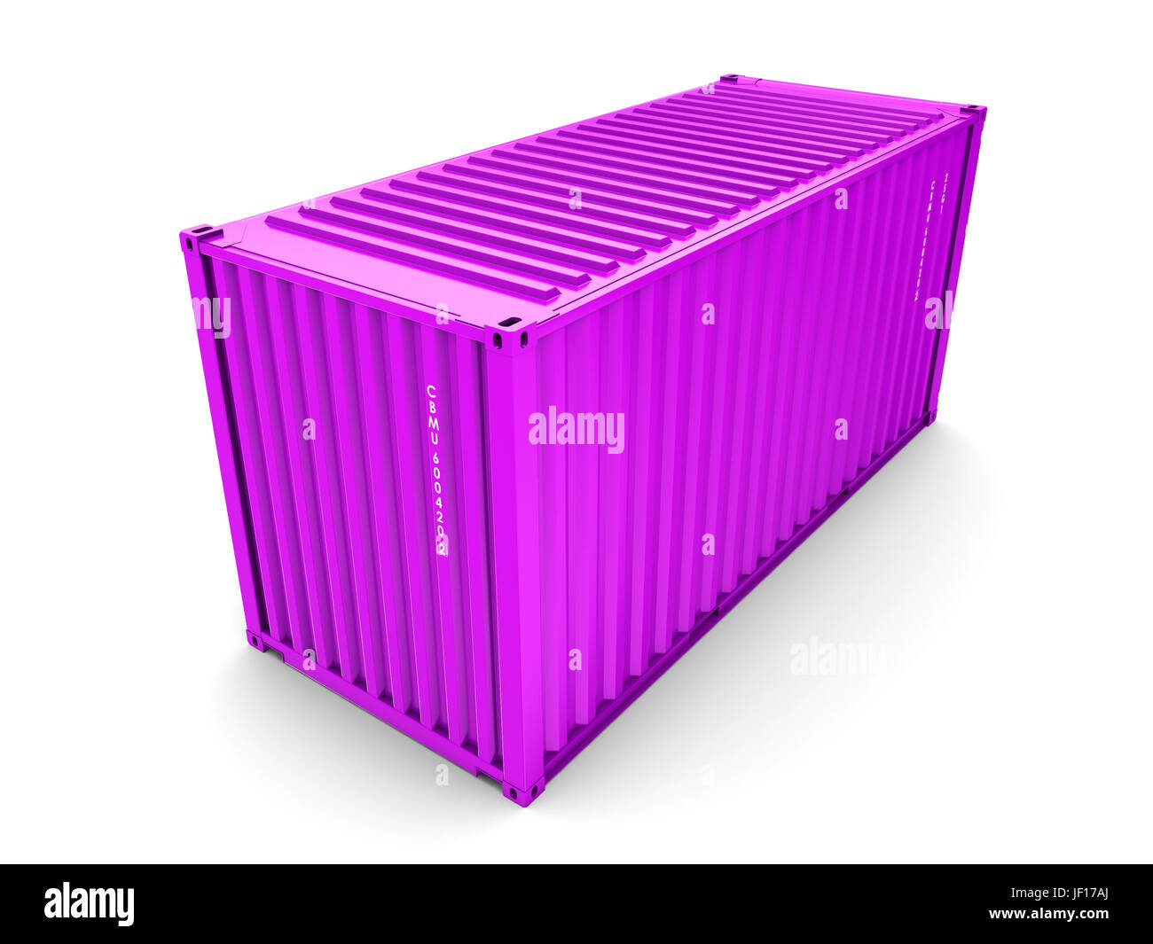 Iso shipping container Cut Out Stock Images & Pictures - Alamy