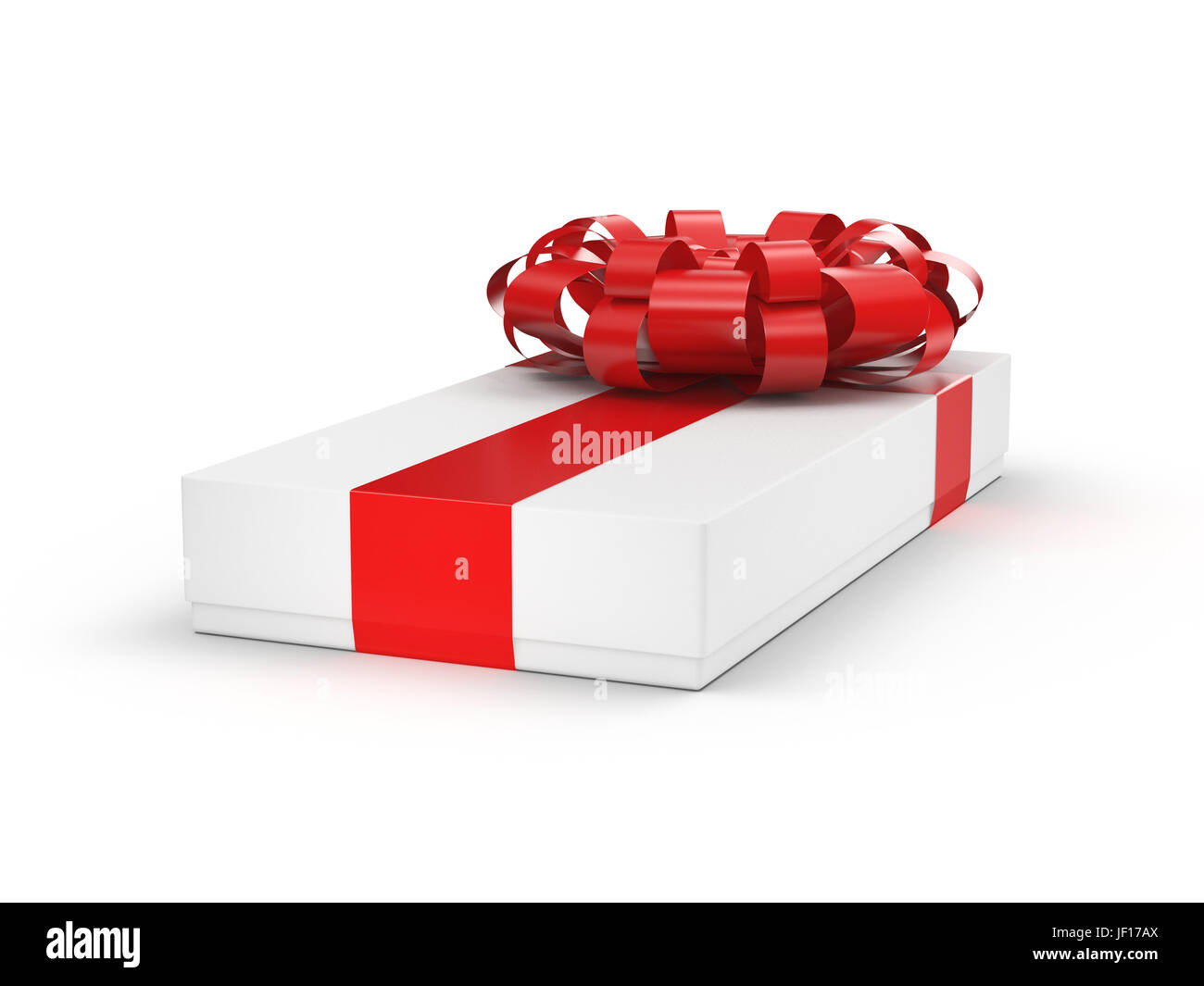 White gift box Stock Photo - Alamy