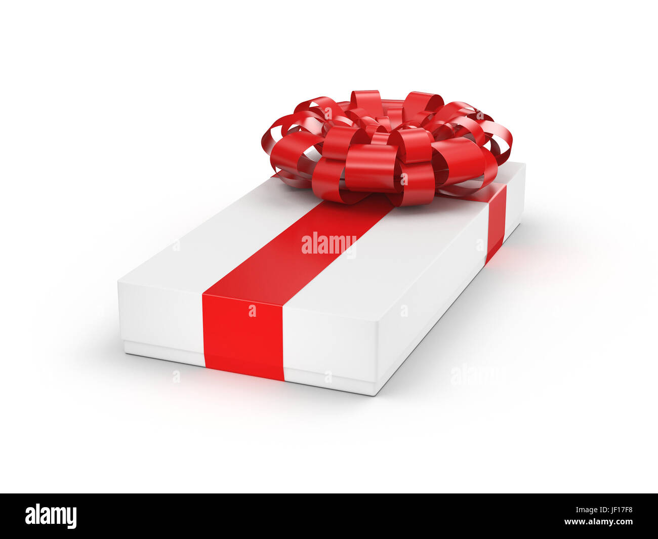 White gift box Stock Photo - Alamy