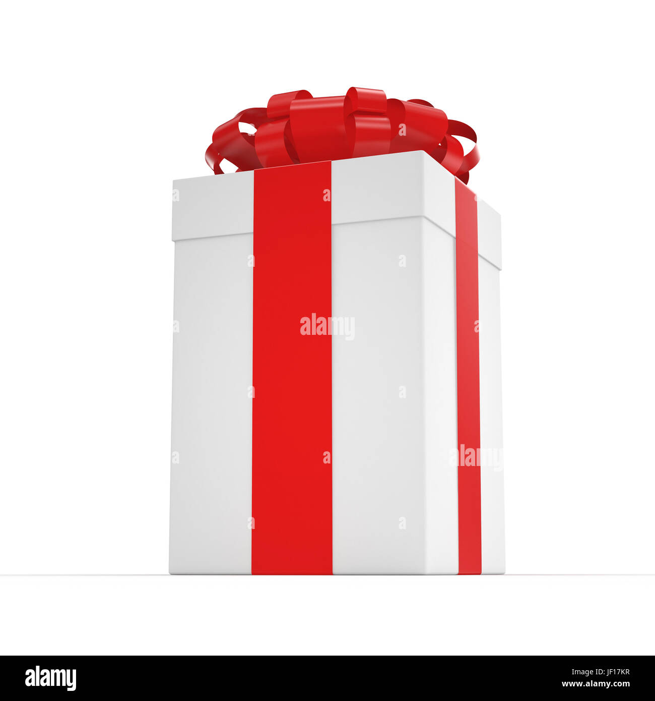 White gift box Stock Photo - Alamy