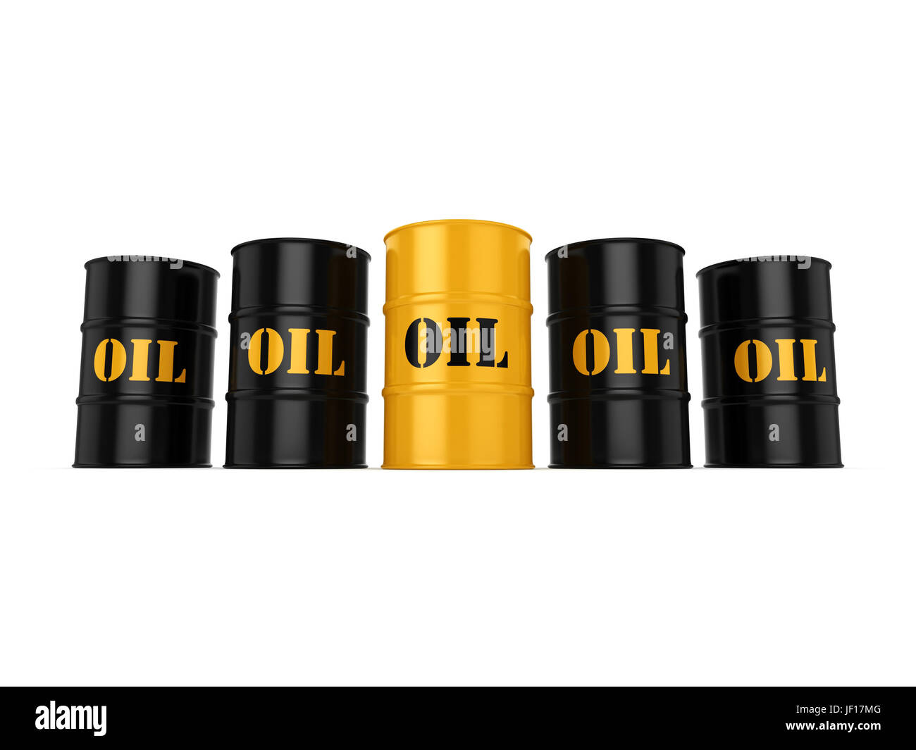 Black oil barrels Stock Photo - Alamy