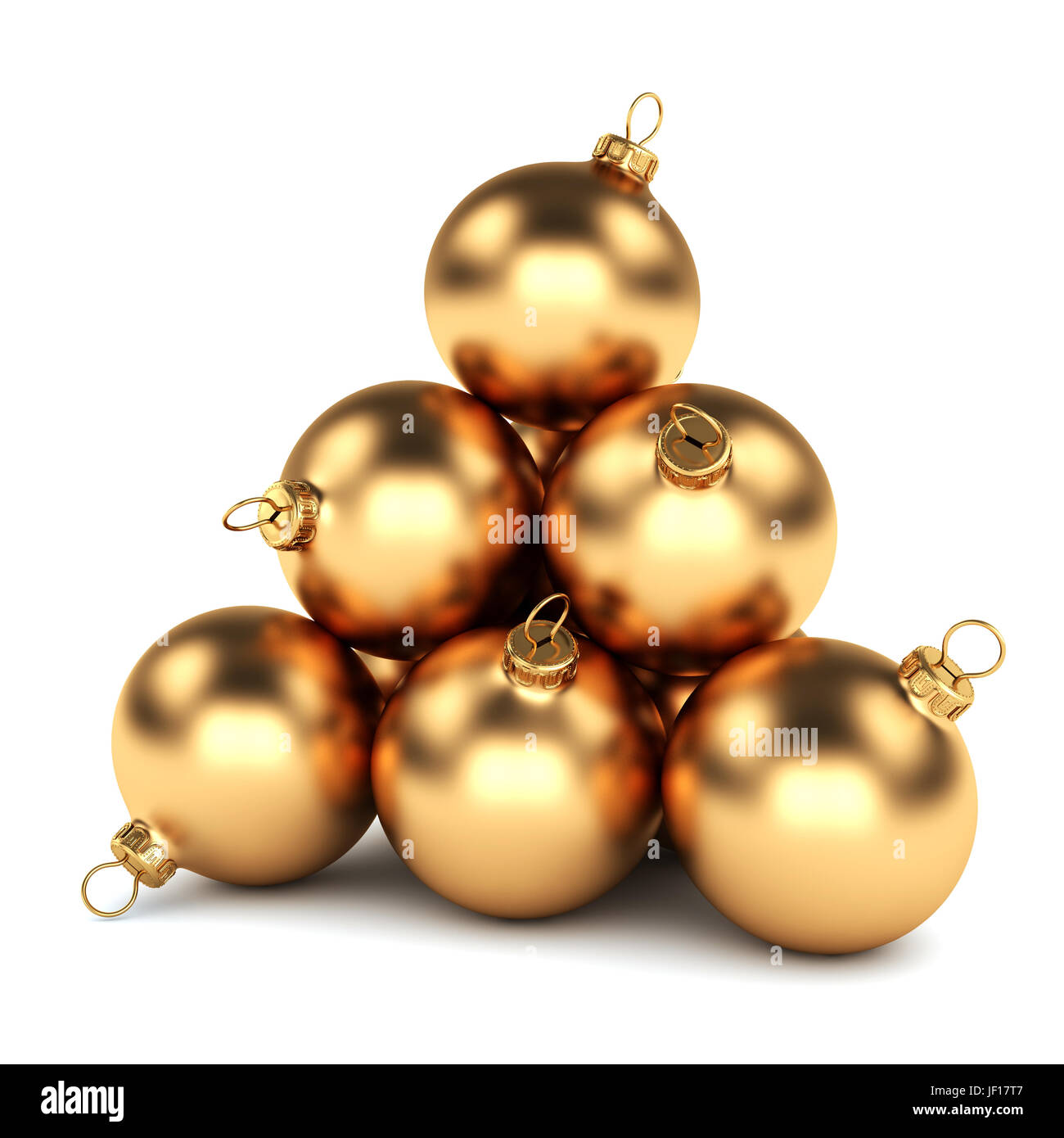 Gold Christmas ball Stock Photo - Alamy
