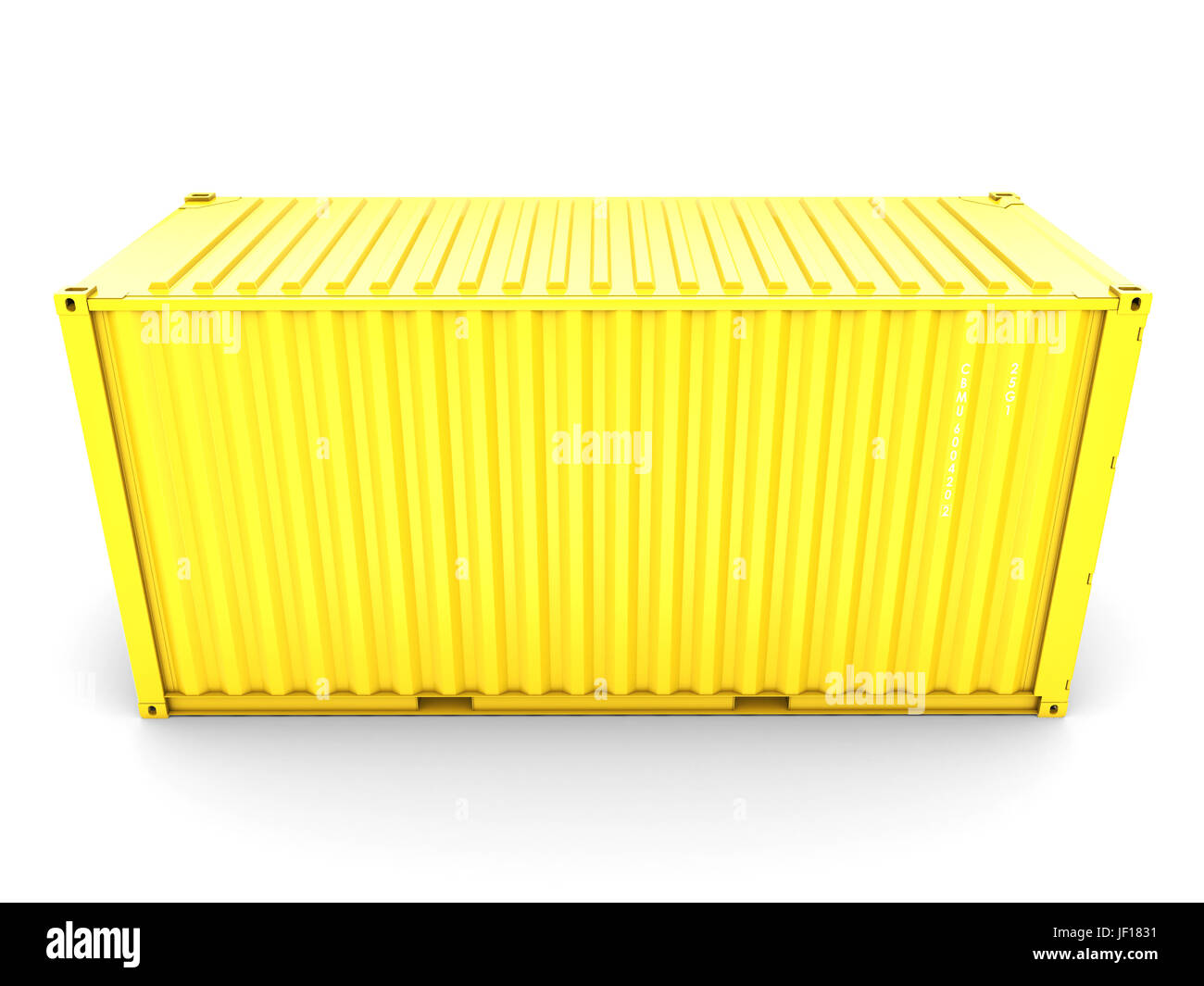 Isolated cargo container Stock Photo - Alamy