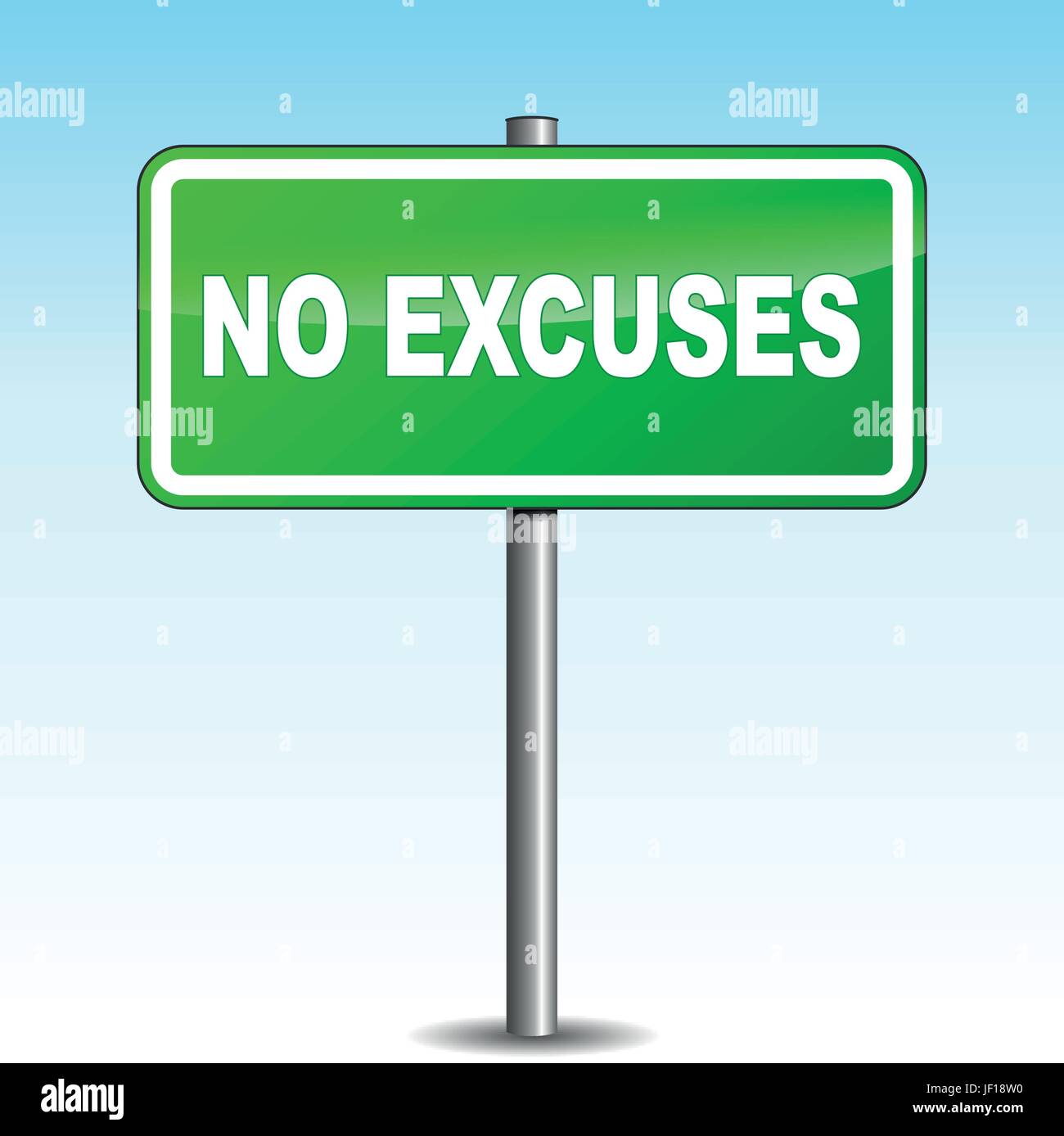 Excuse road sign hi-res stock photography and images - Alamy