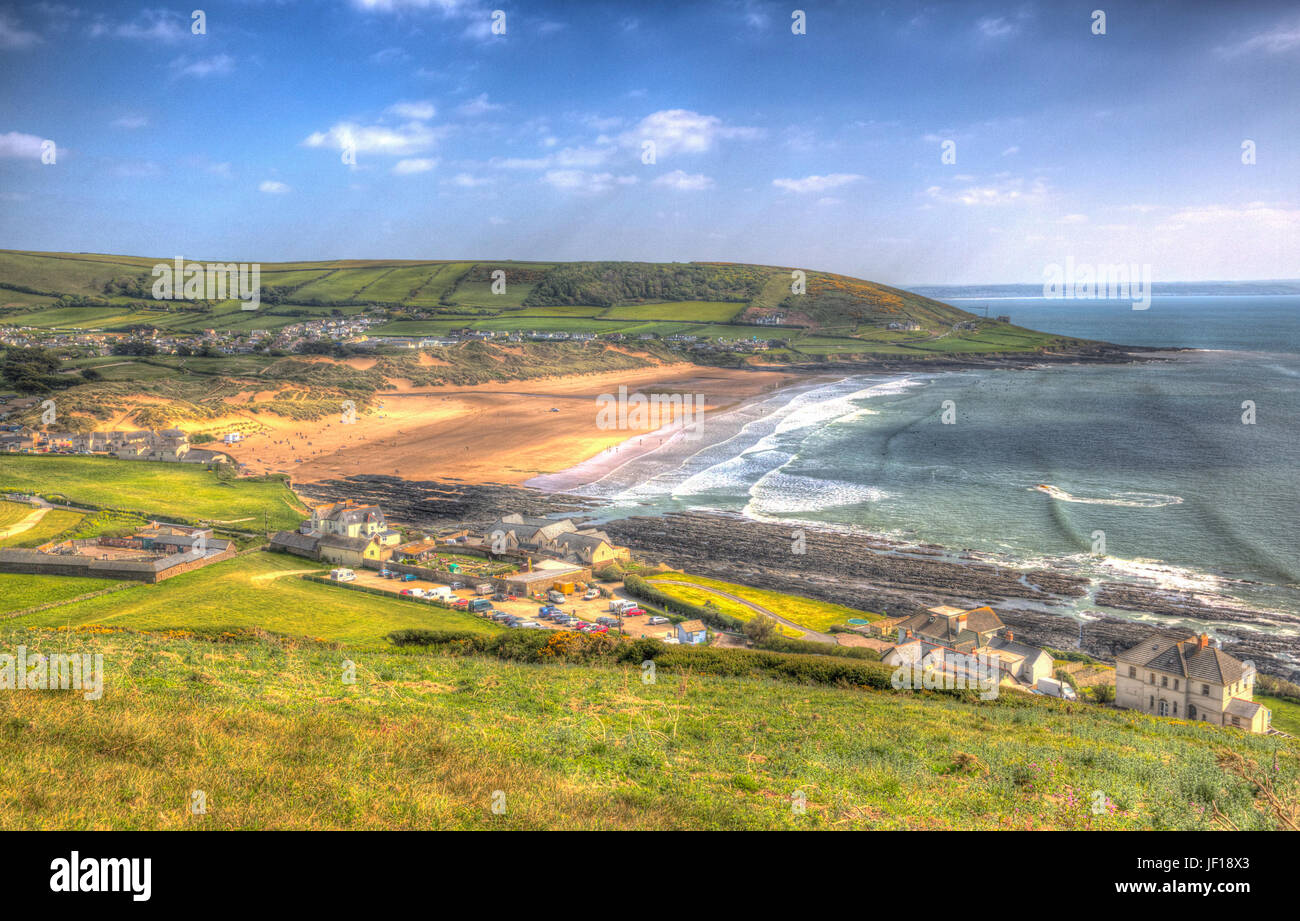 Croyde beach hi-res stock photography and images - Alamy