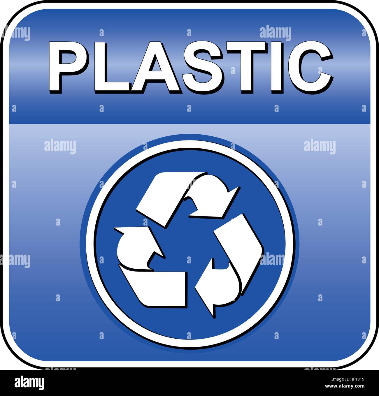 Trash can recycle arrows Stock Vector Images - Alamy