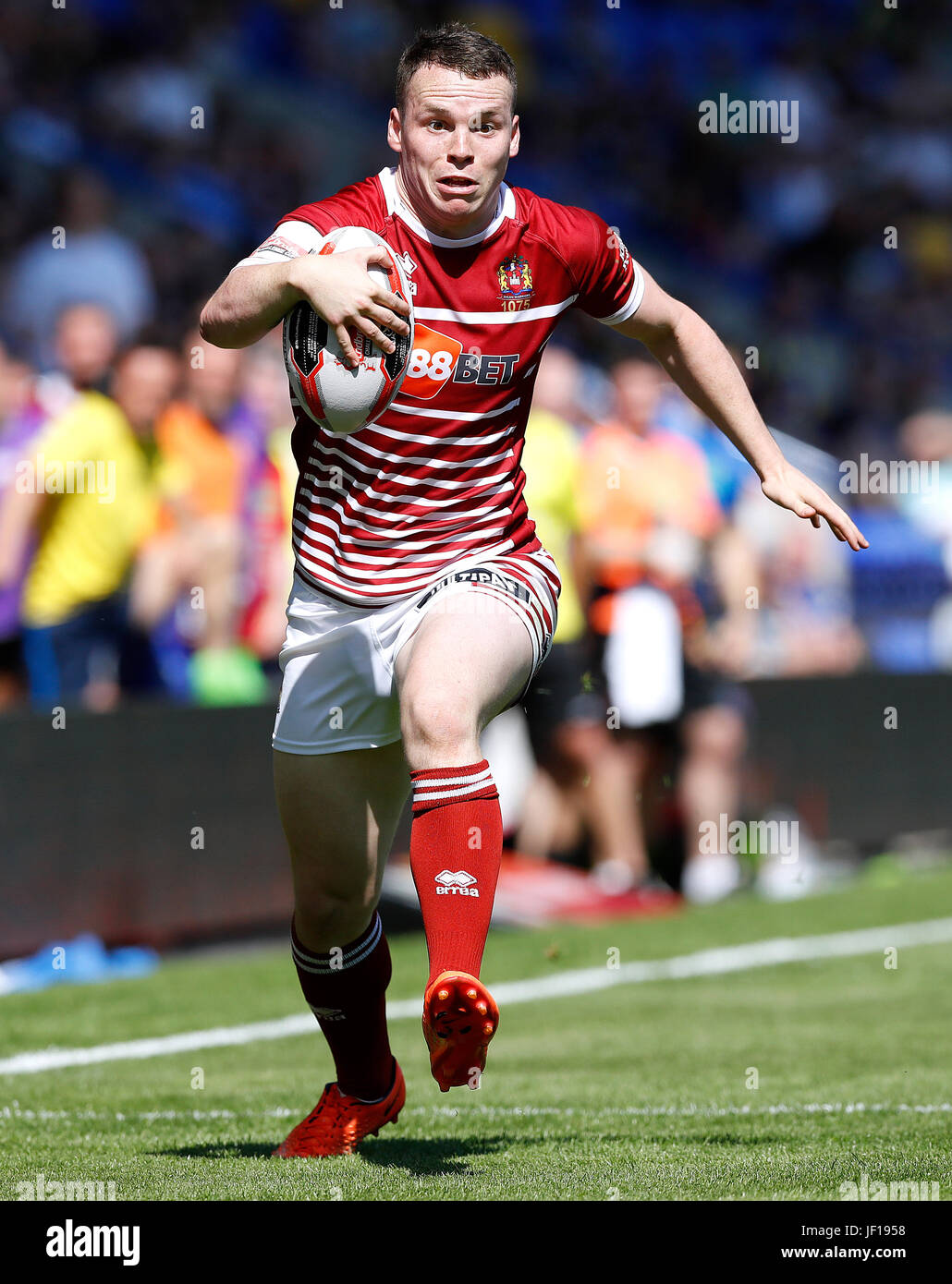 Wigan Warriors Liam Marshall, during the Ladbrokes Challenge Cup ...