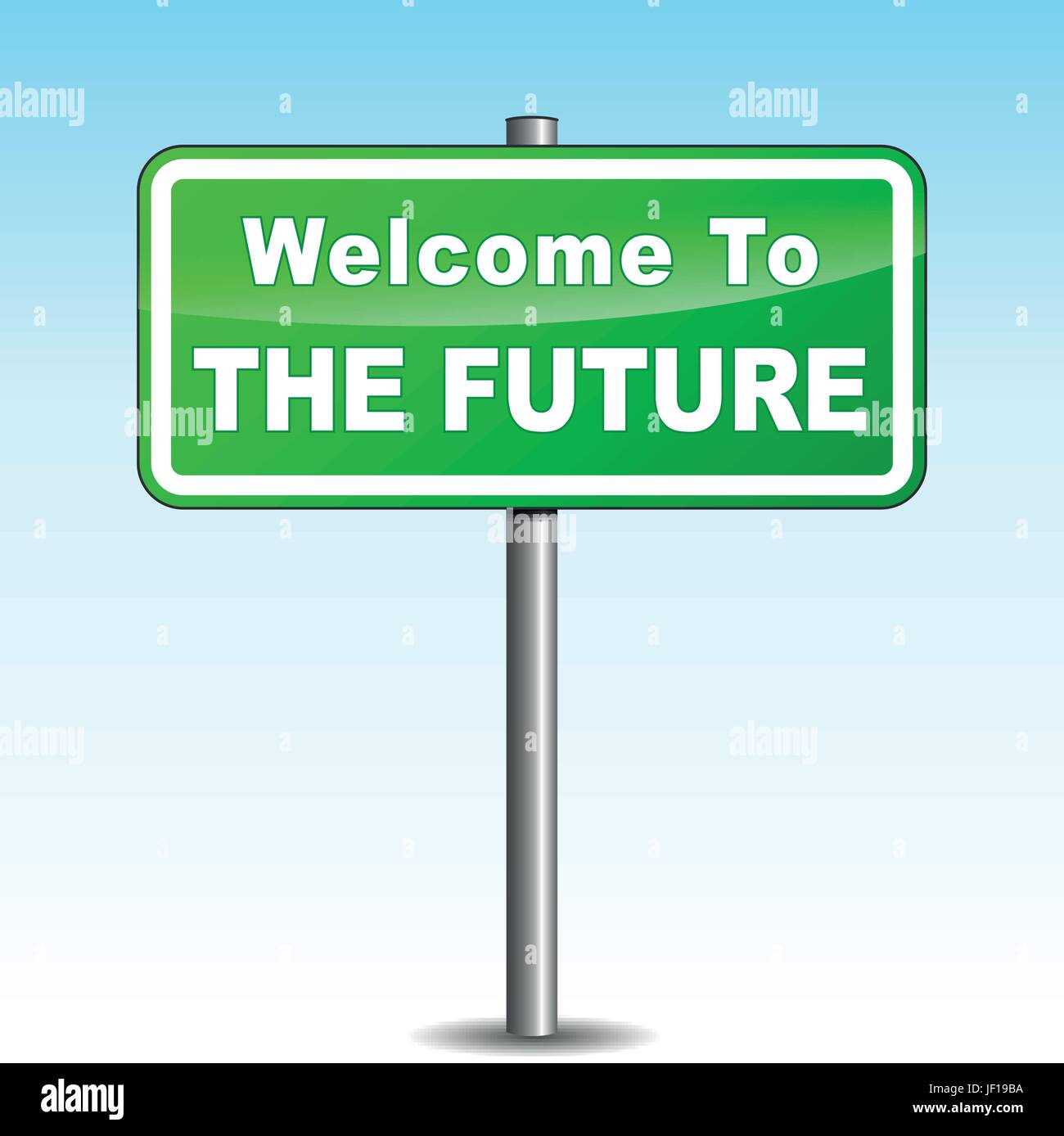 Road signs gantry Stock Vector Images - Alamy