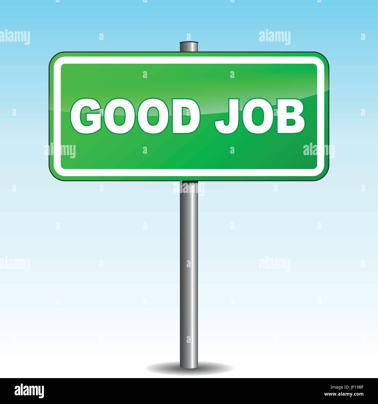 Well done road sign hi-res stock photography and images - Alamy