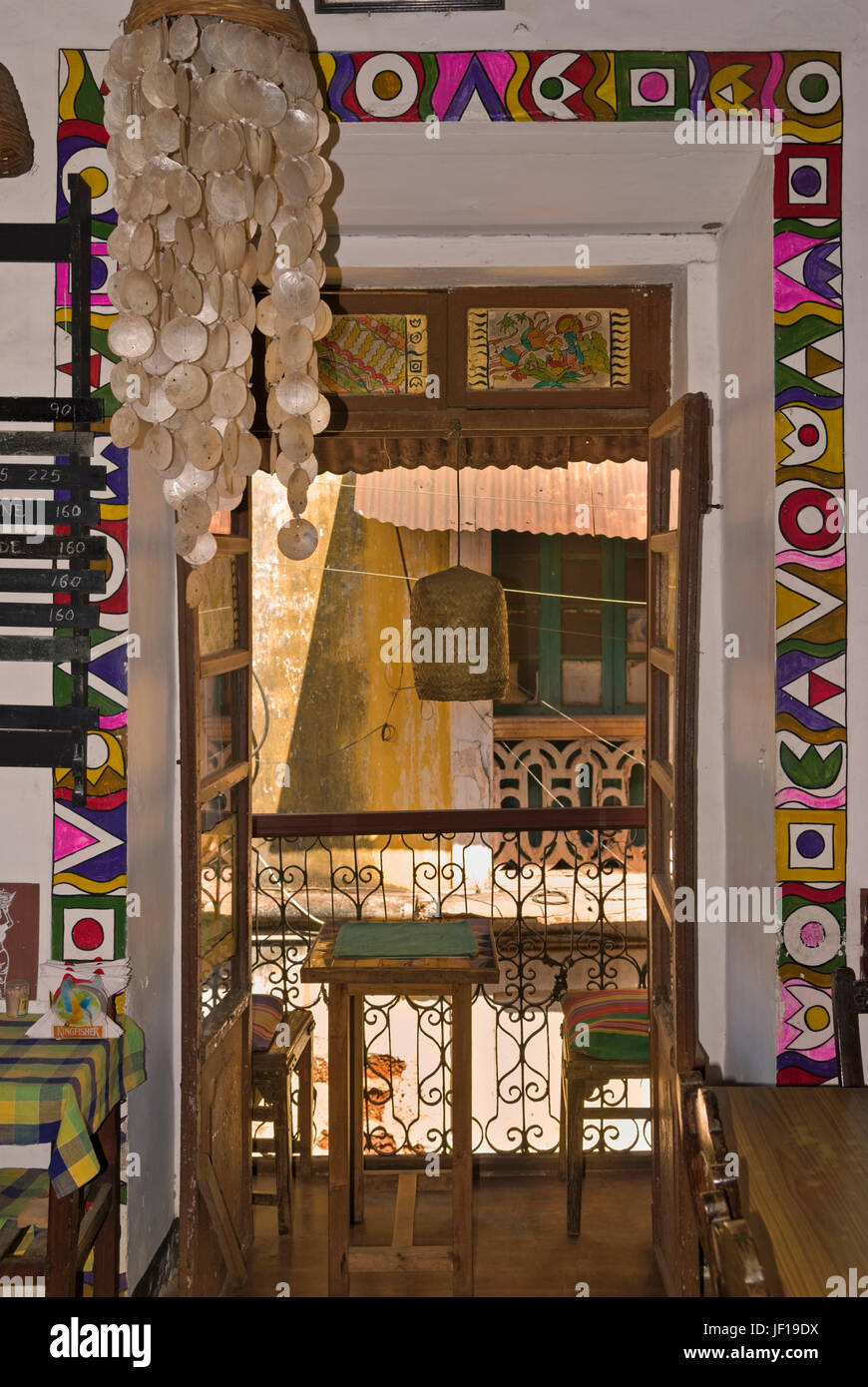Venite Restaurant interior Panjim Goa India Stock Photo - Alamy