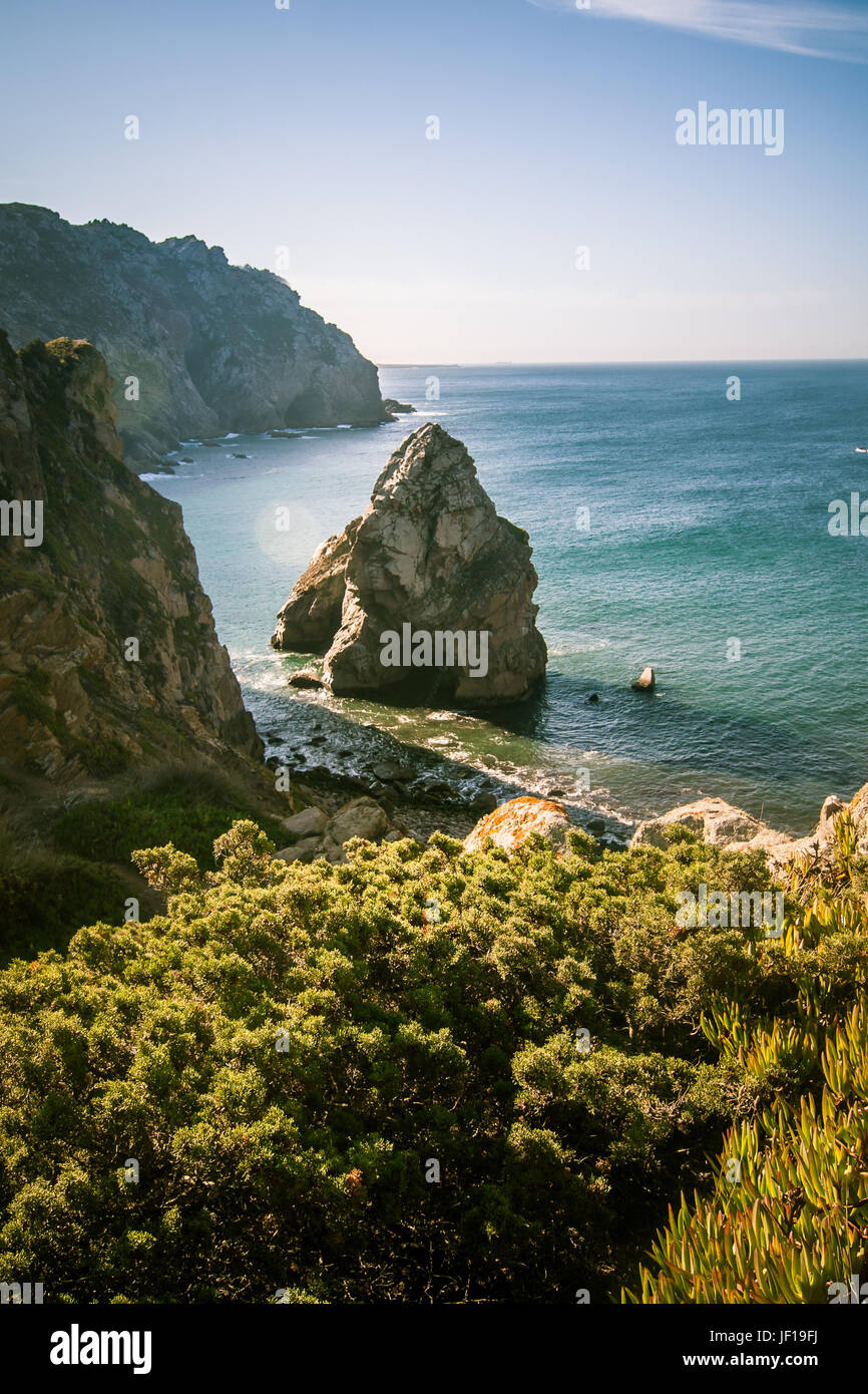 A beautiful landscape on Cabo da Roca in Portugal Stock Photo - Alamy