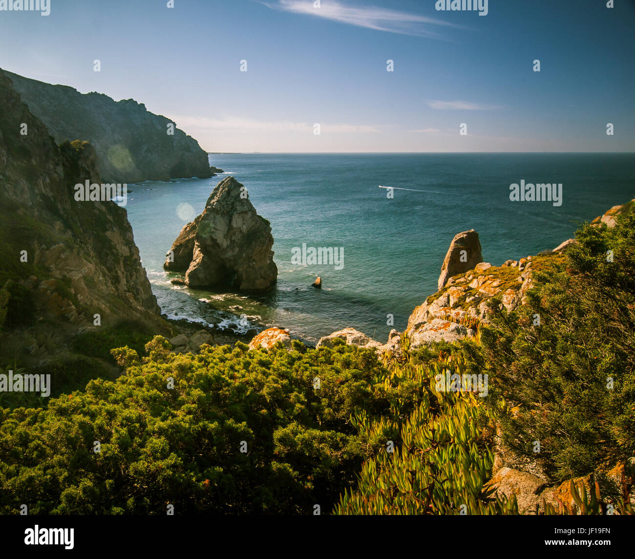 A beautiful landscape on Cabo da Roca in Portugal Stock Photo - Alamy