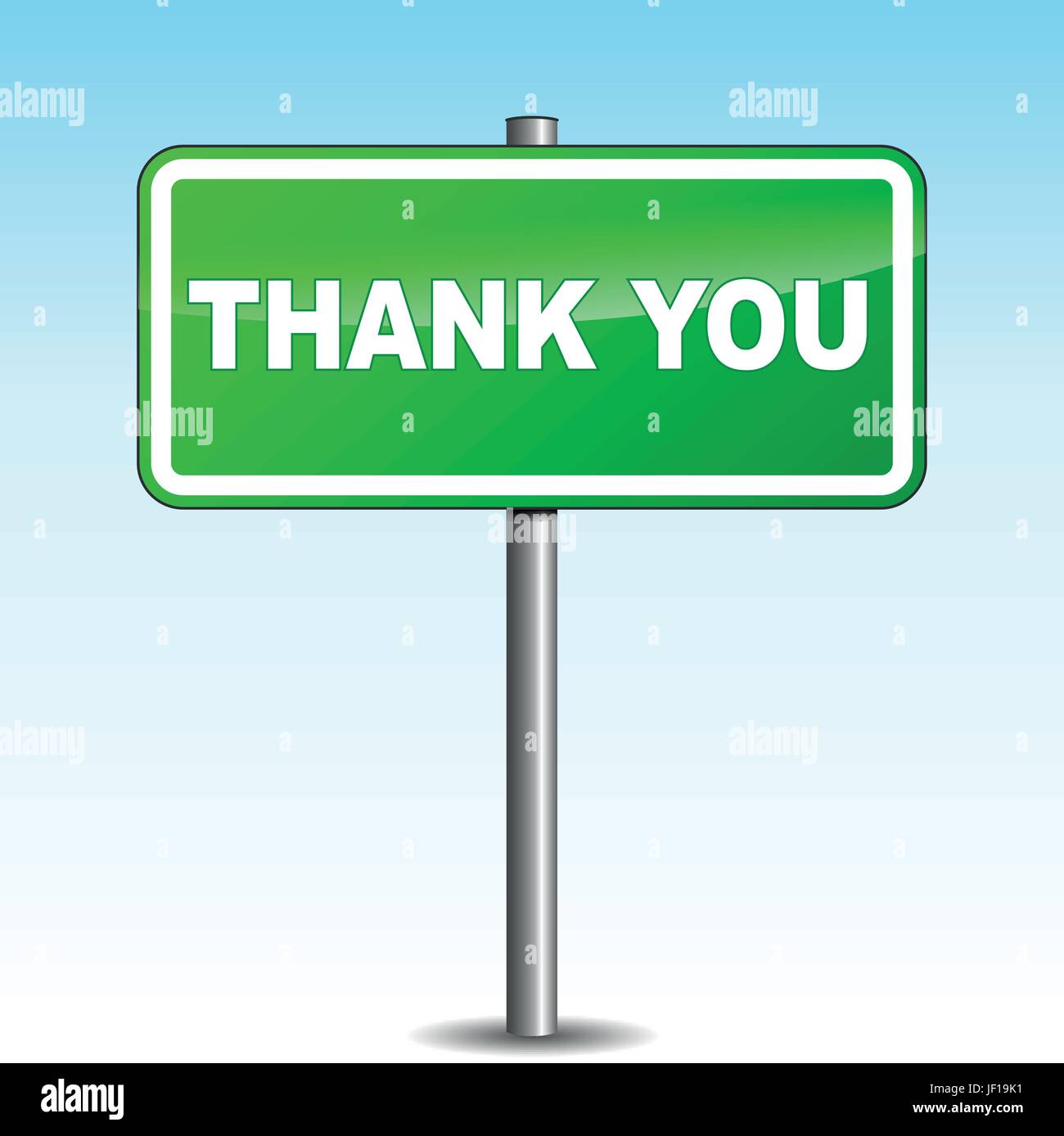Thank you billboard Stock Vector Images - Alamy