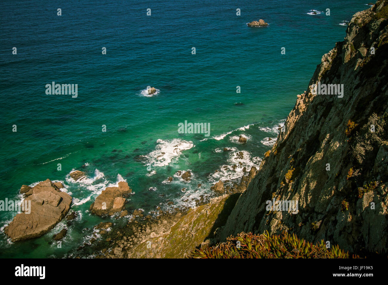 A beautiful landscape on Cabo da Roca in Portugal Stock Photo - Alamy