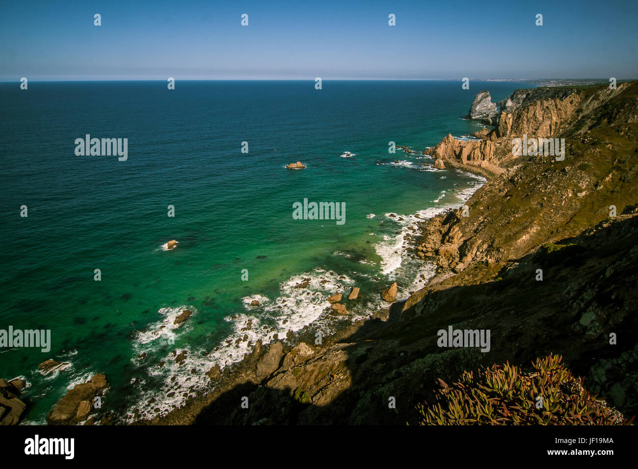 A beautiful landscape on Cabo da Roca in Portugal Stock Photo - Alamy