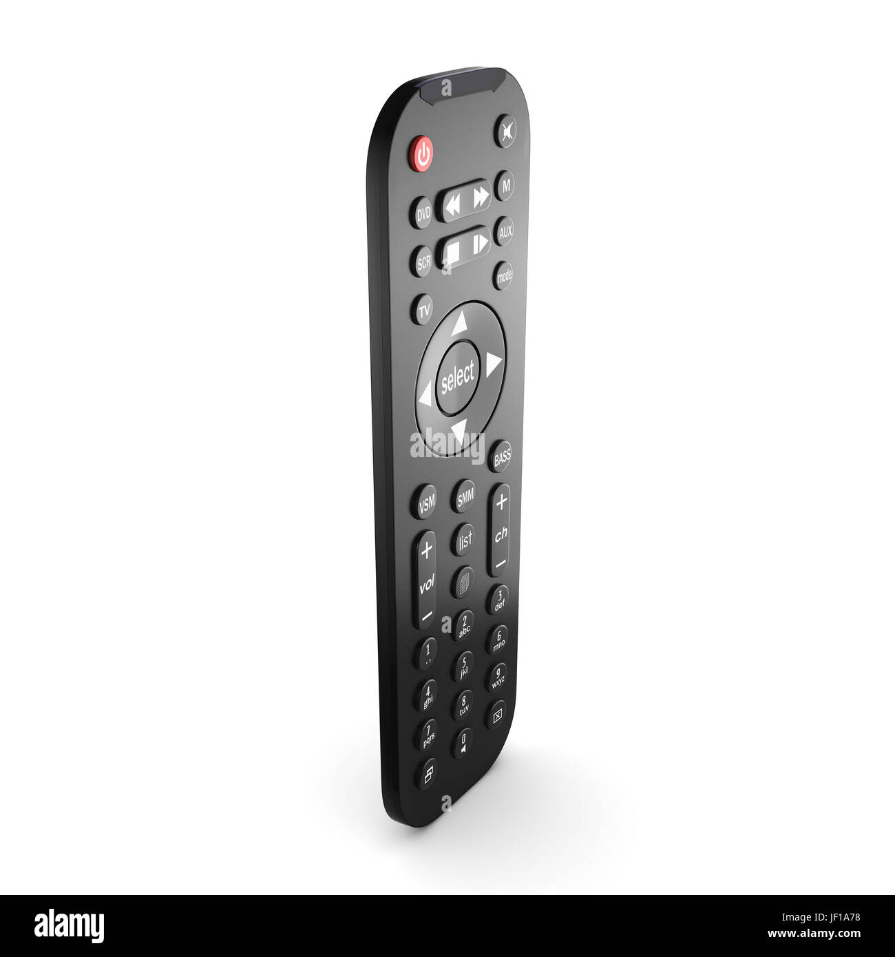 3D rendering TV Remote Stock Photo - Alamy
