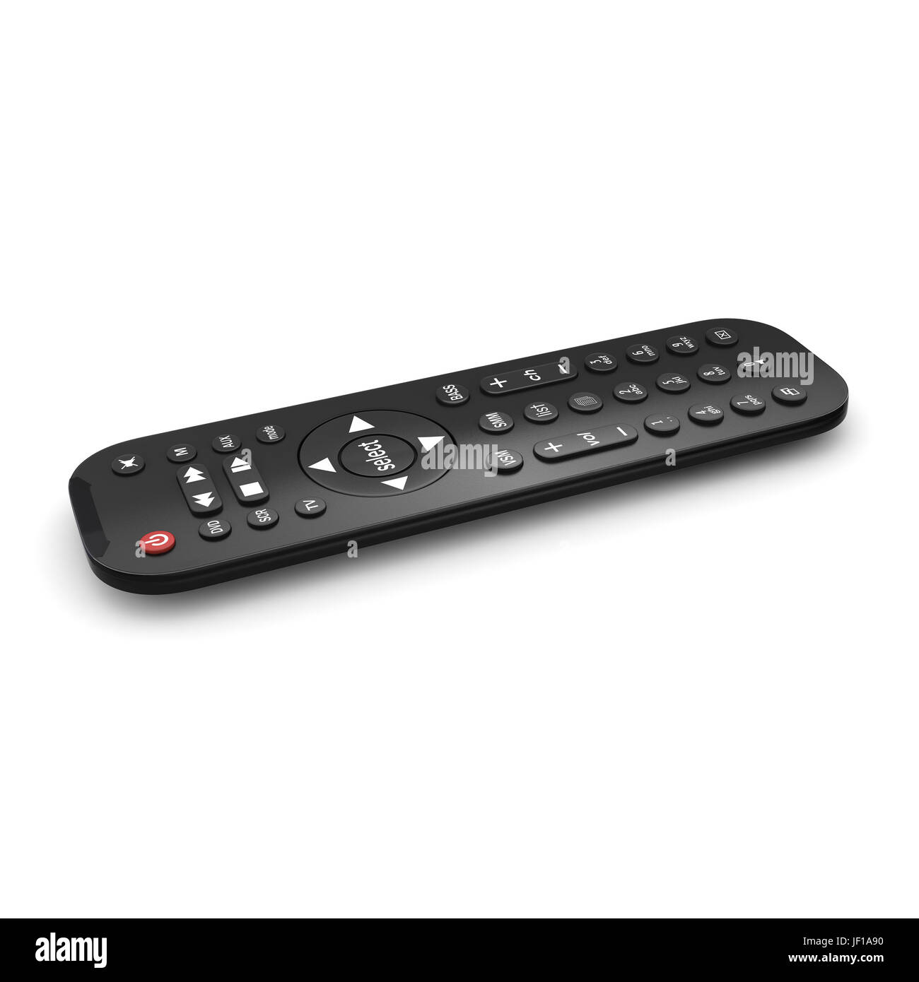 3D rendering TV Remote Stock Photo - Alamy