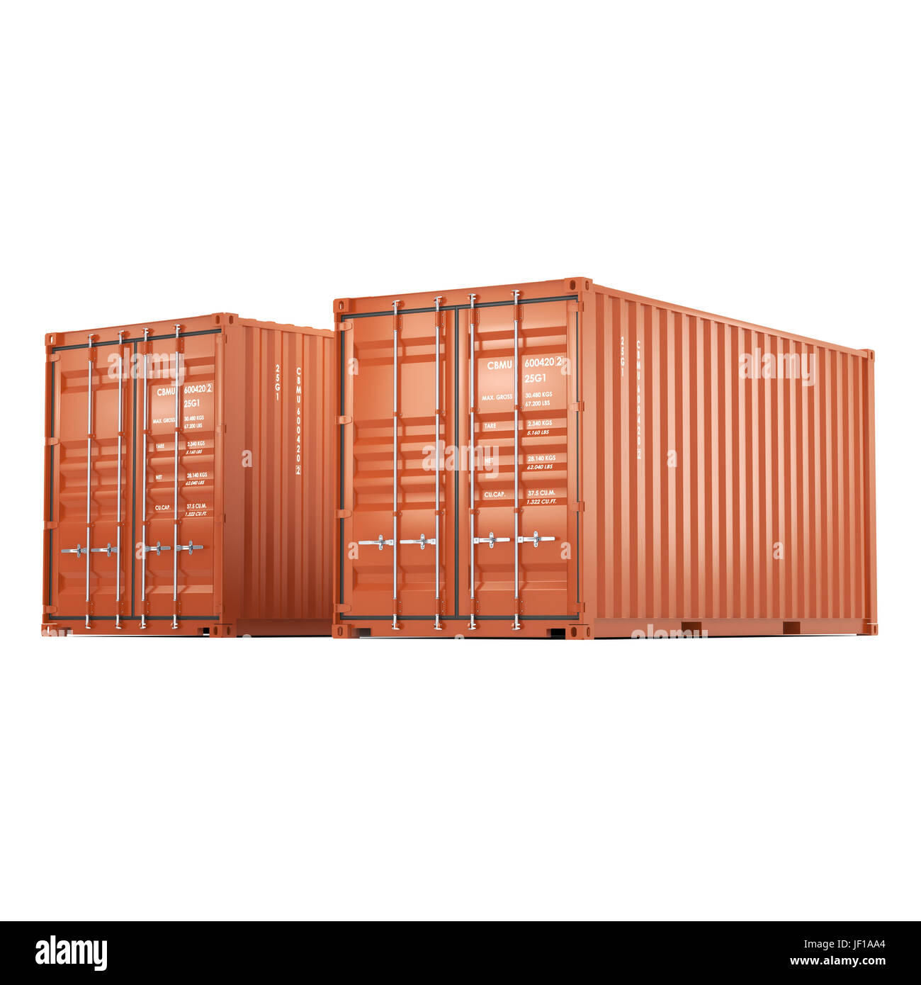 3d containers hi-res stock photography and images - Alamy