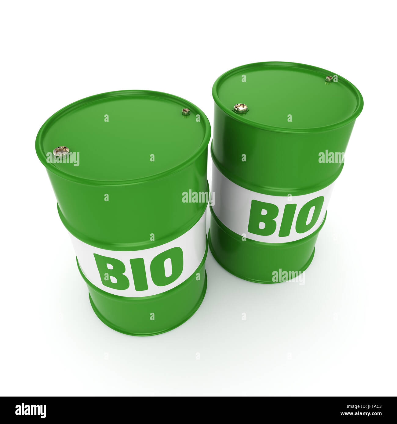 3D rendering barrel of biofuels Stock Photo - Alamy