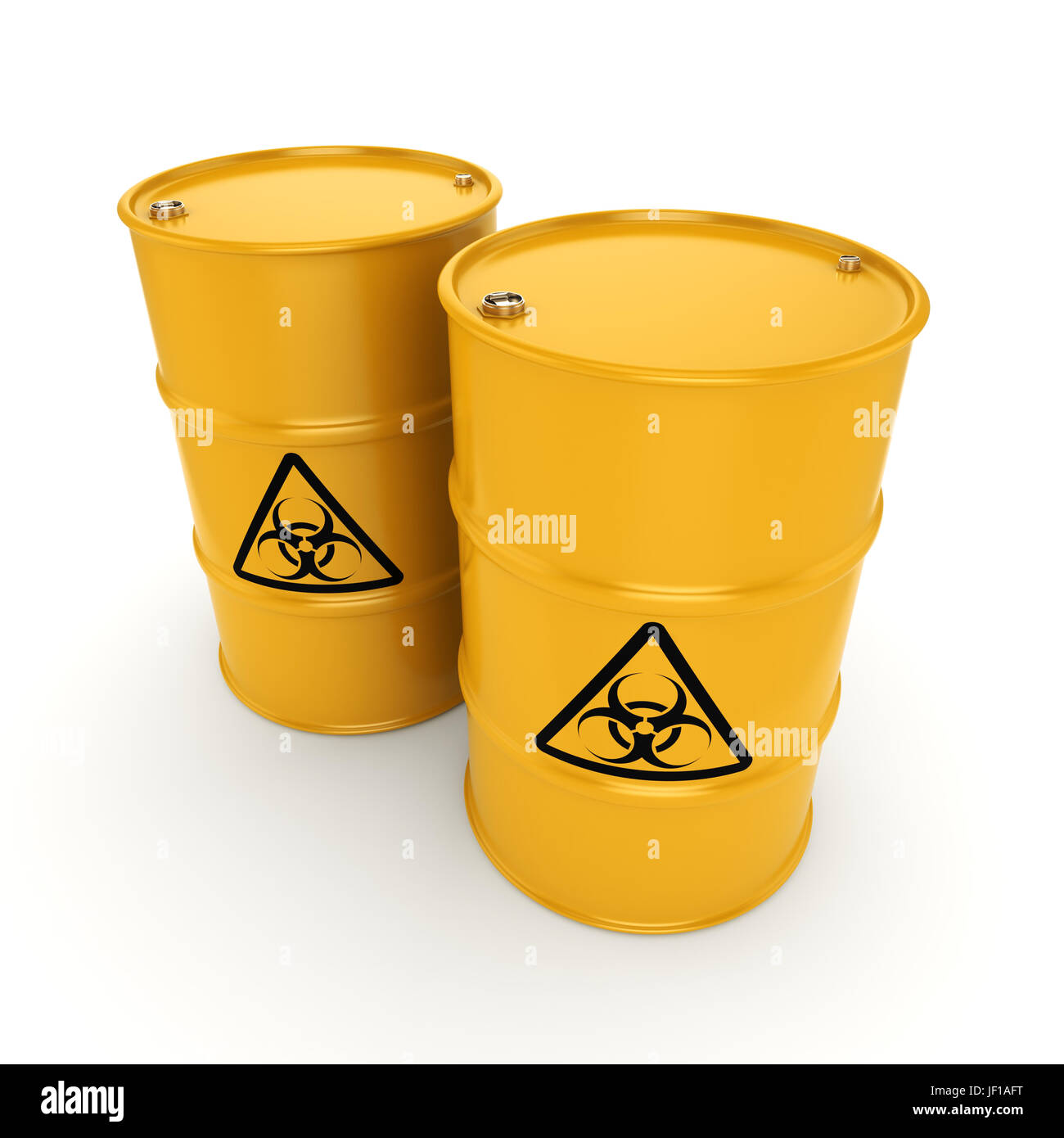 Two barrels hazardous waste hi-res stock photography and images - Alamy