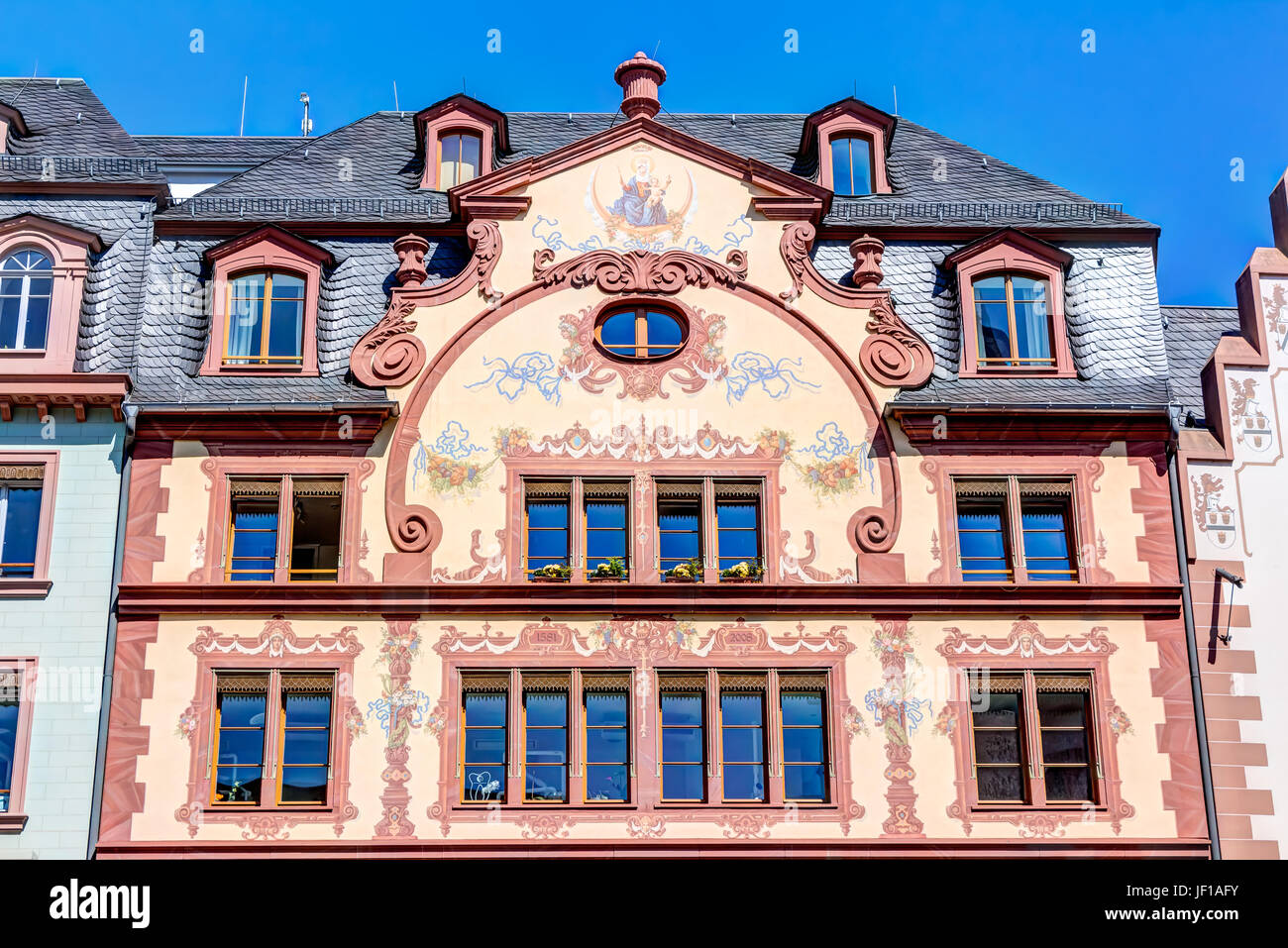 Historic buildings in Mainz Stock Photo - Alamy