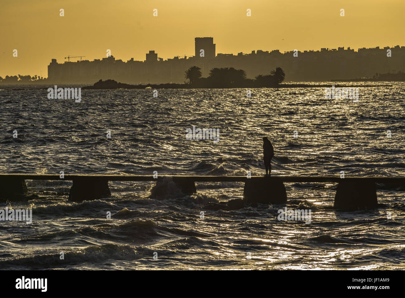 River Plater River at Montevideo Stock Photo - Alamy