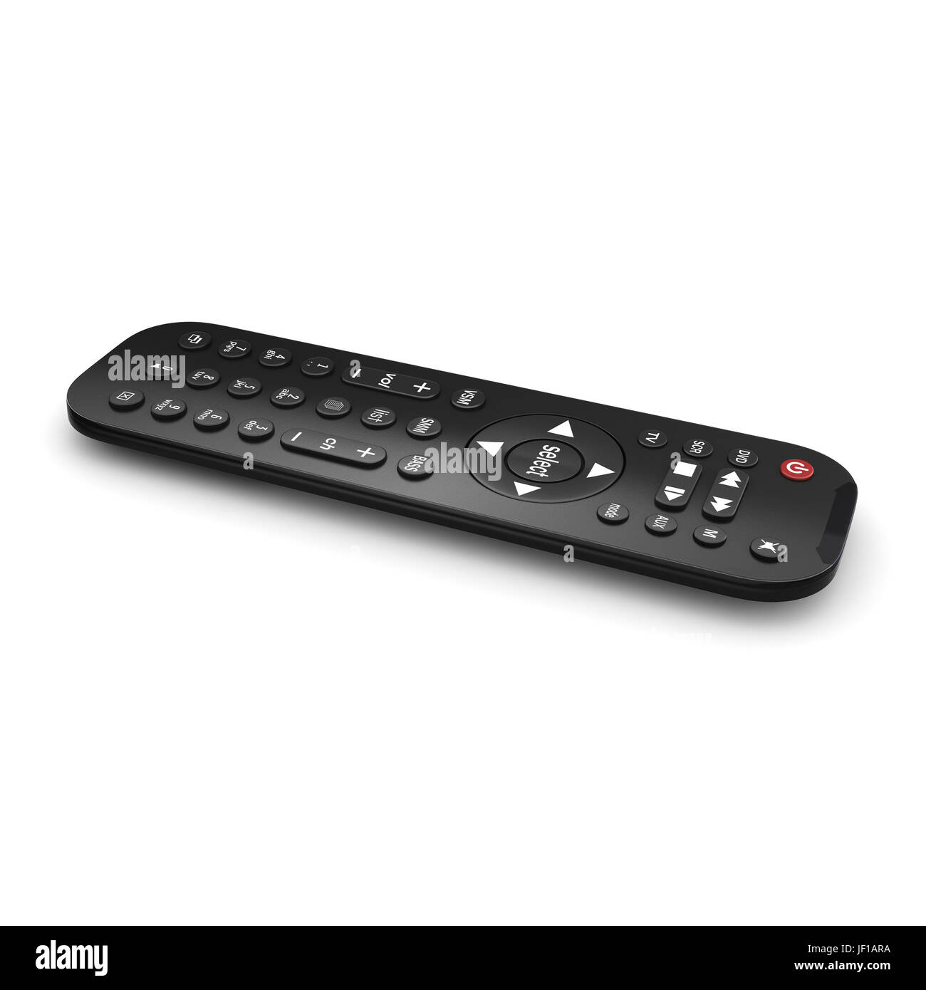 3D rendering TV Remote Stock Photo - Alamy