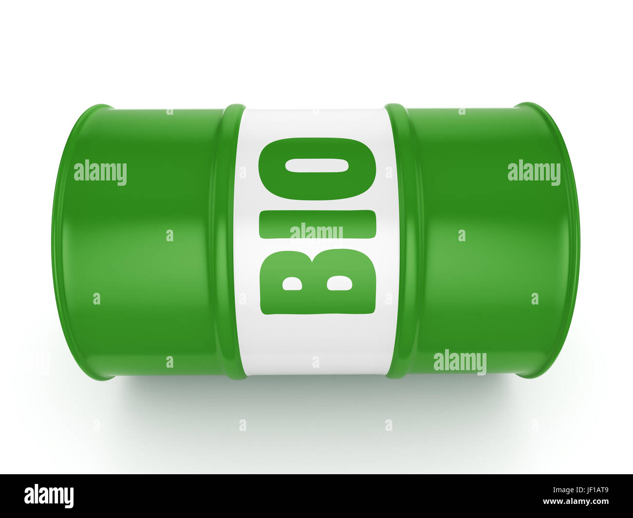 3D rendering barrel of biofuels Stock Photo - Alamy