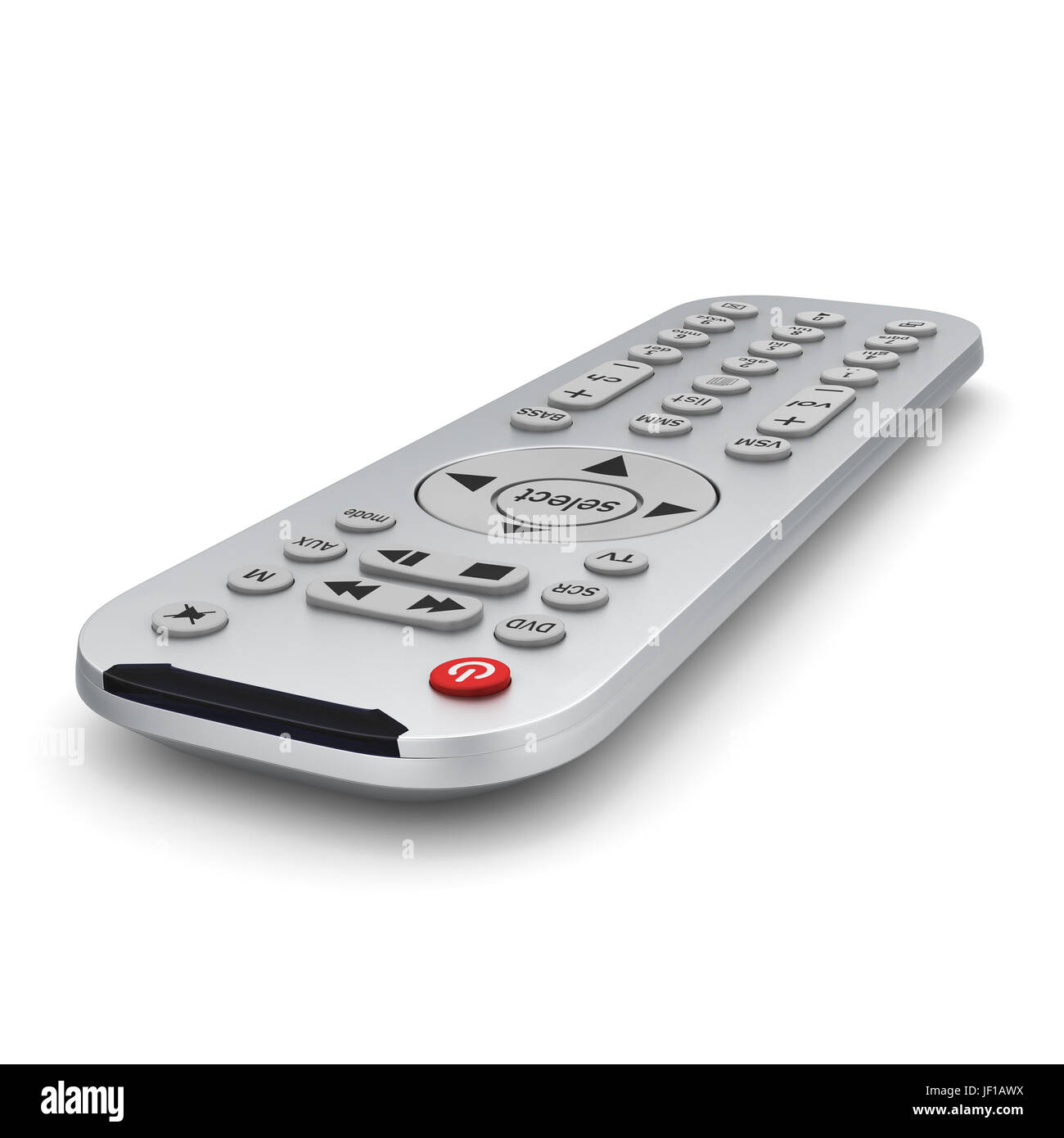 3D rendering TV Remote Stock Photo - Alamy