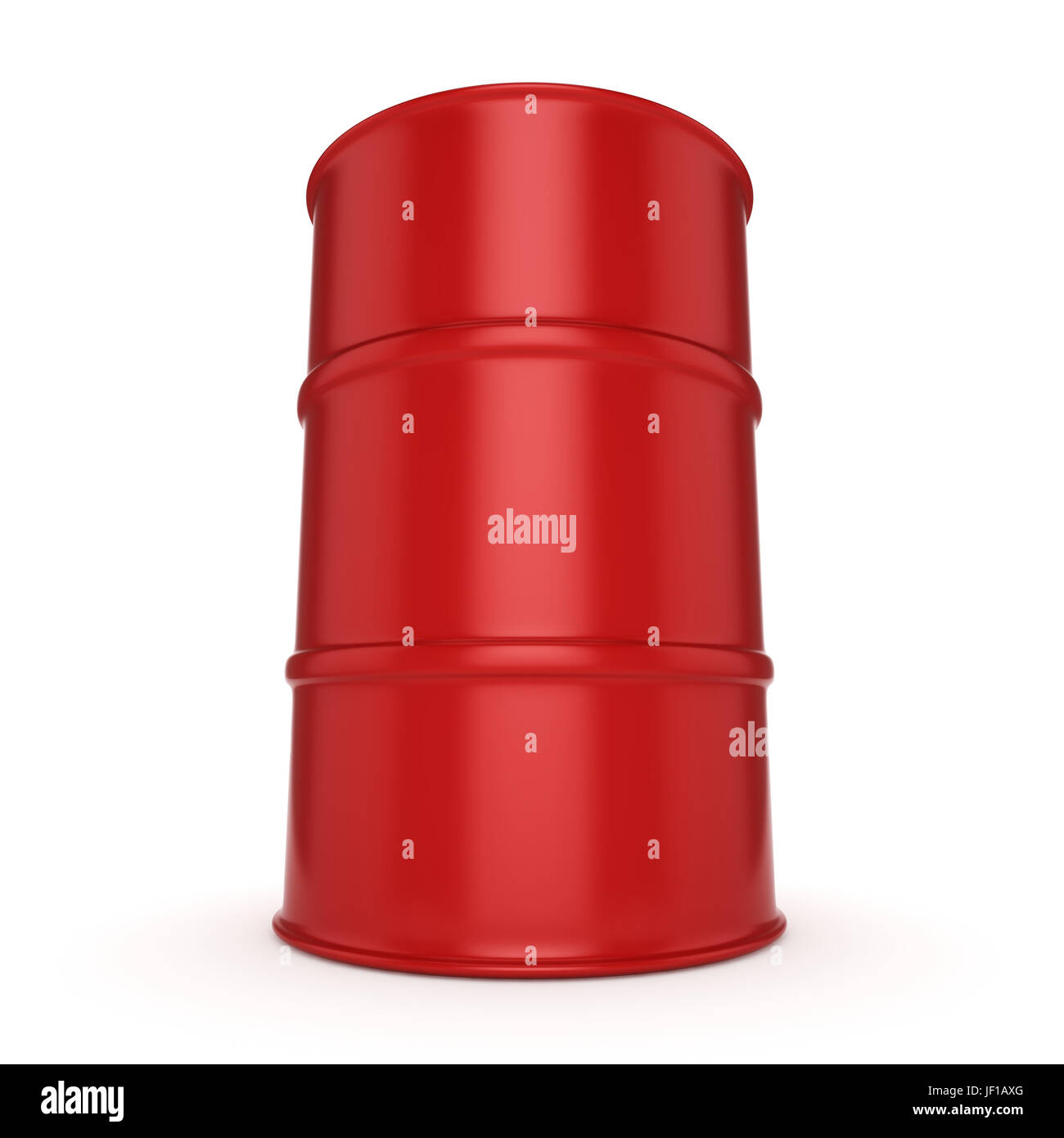 3D rendering red barrel Stock Photo - Alamy