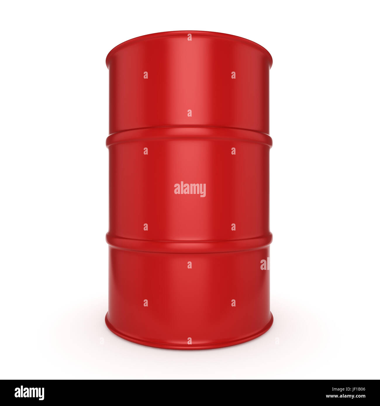 3D rendering red barrel Stock Photo - Alamy