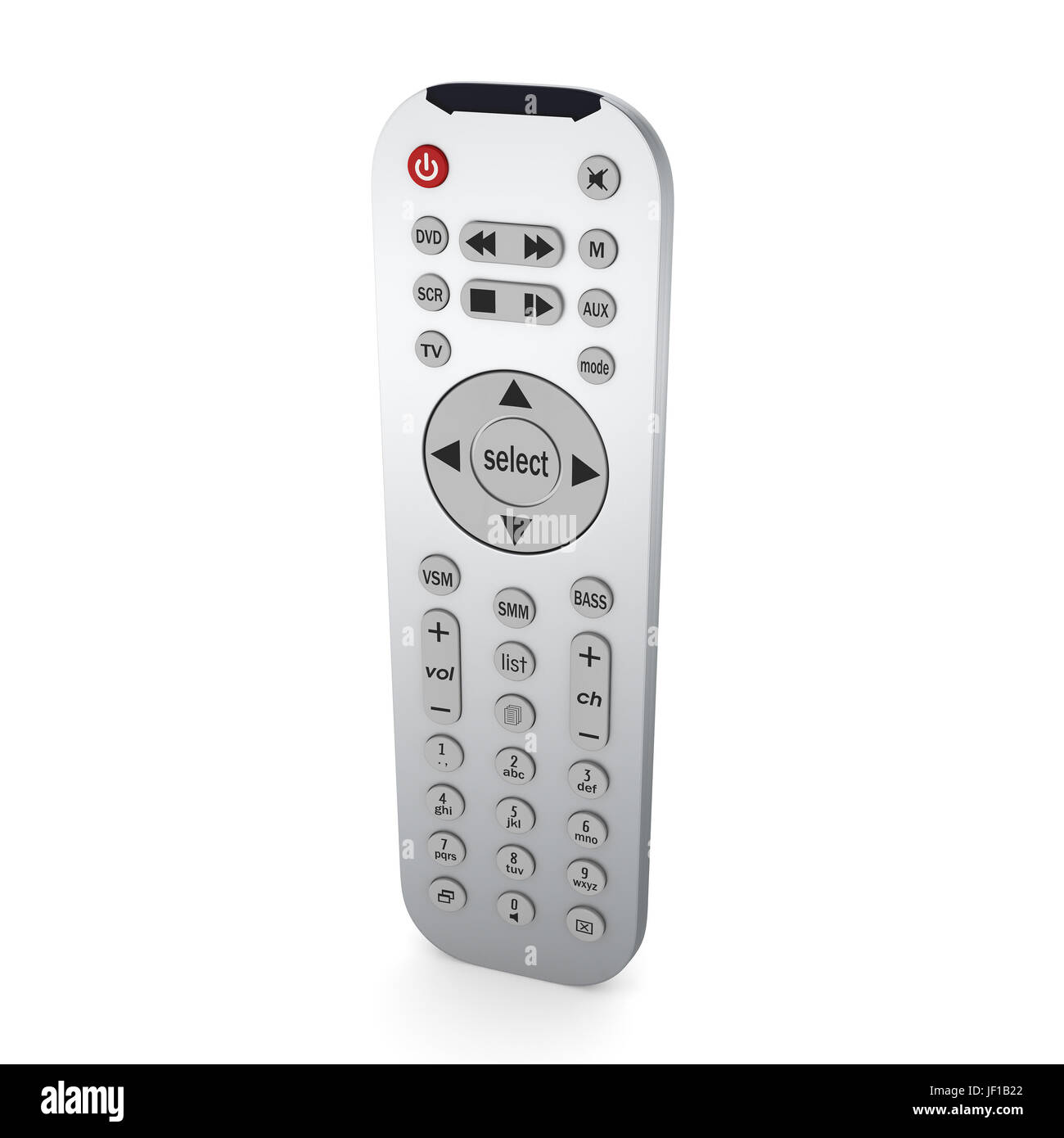 3D rendering TV Remote Stock Photo - Alamy