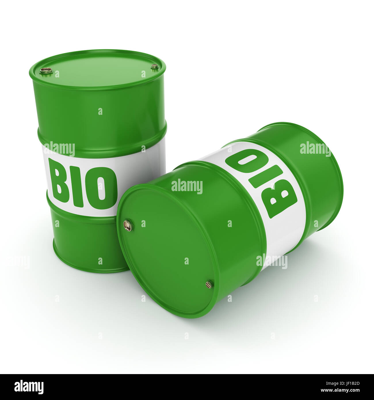 3D rendering barrel of biofuels Stock Photo - Alamy