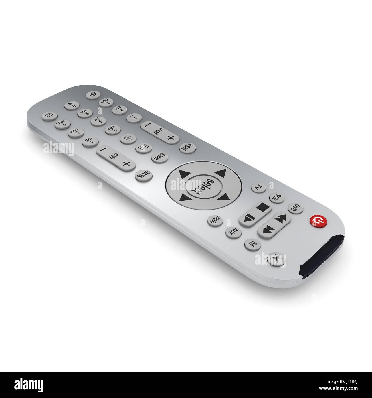 3D rendering TV Remote Stock Photo - Alamy