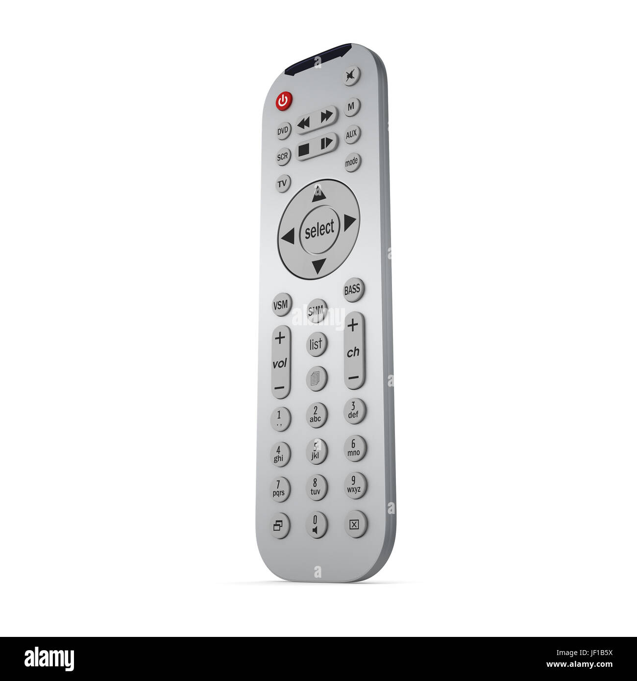 3D rendering TV Remote Stock Photo - Alamy