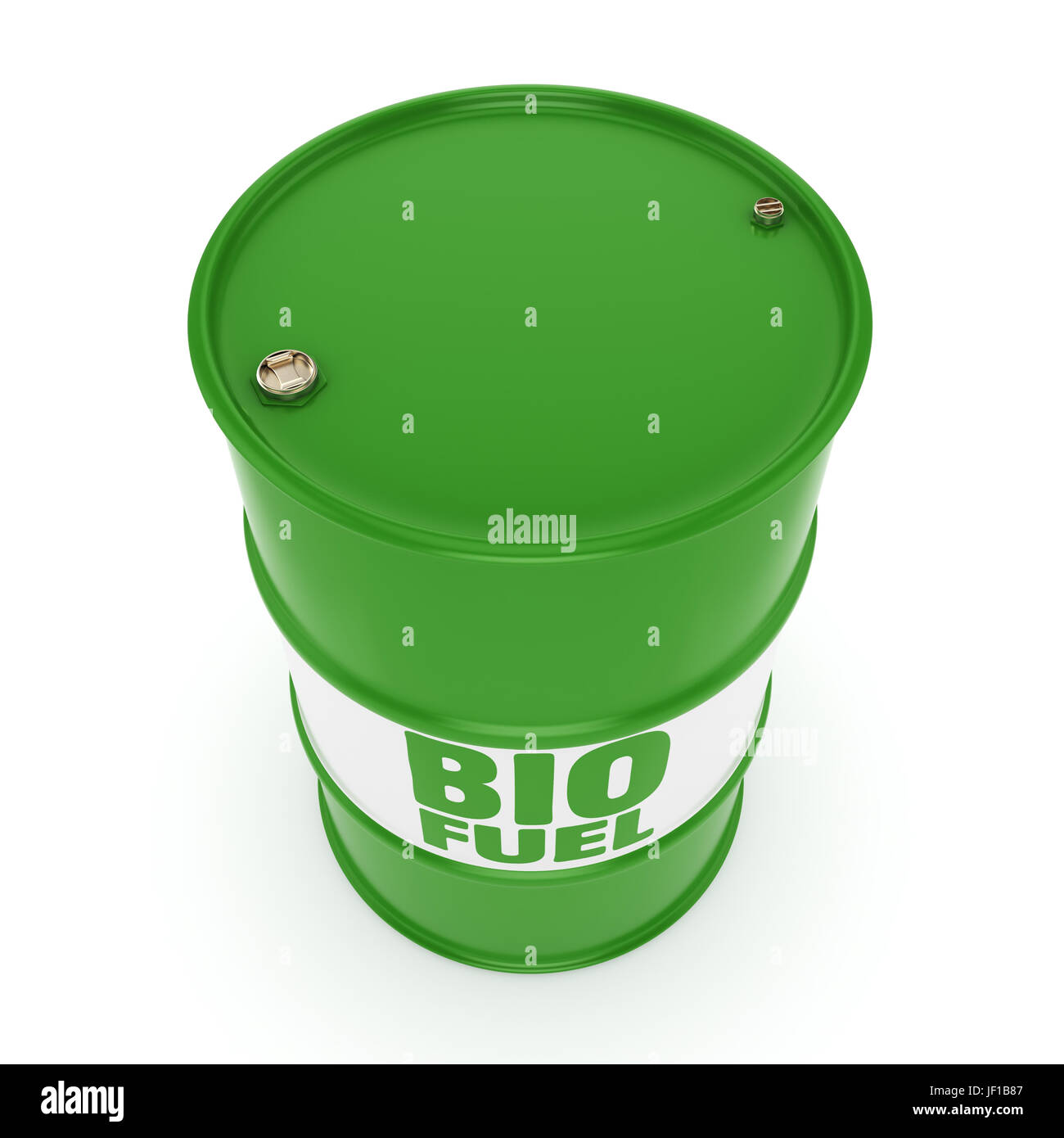 3D rendering barrel of biofuels Stock Photo - Alamy