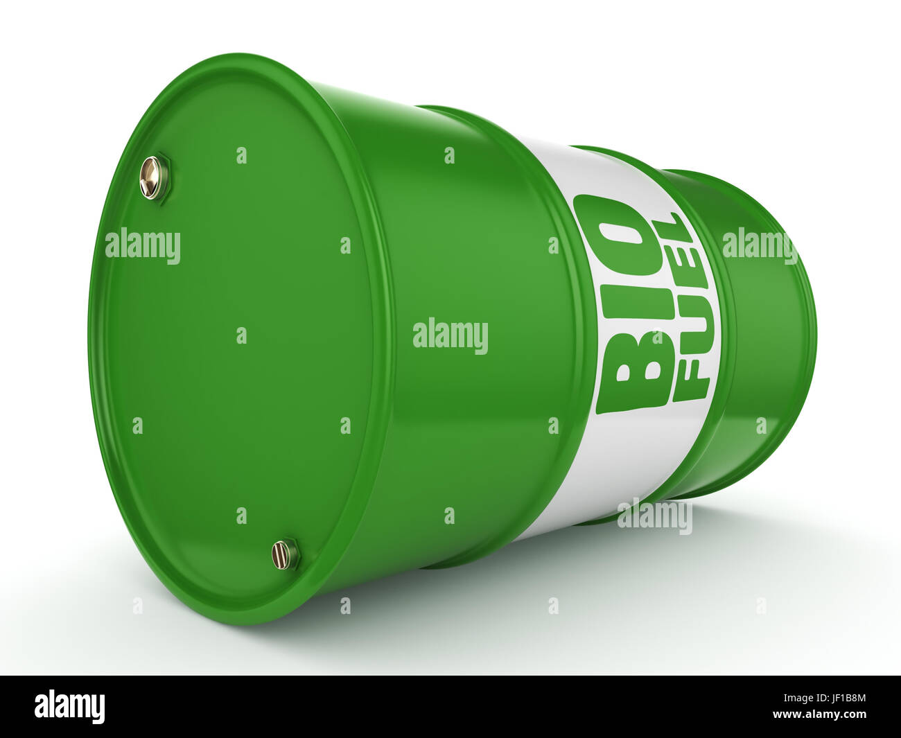 3D rendering barrel of biofuels Stock Photo - Alamy