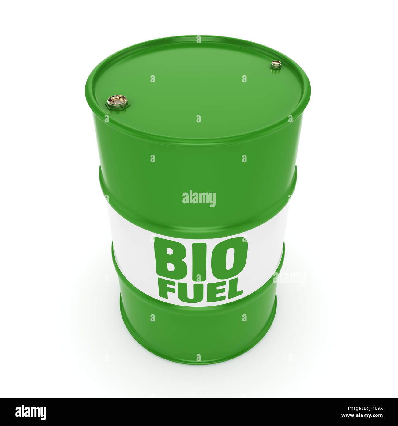 3D rendering barrel of biofuels Stock Photo - Alamy