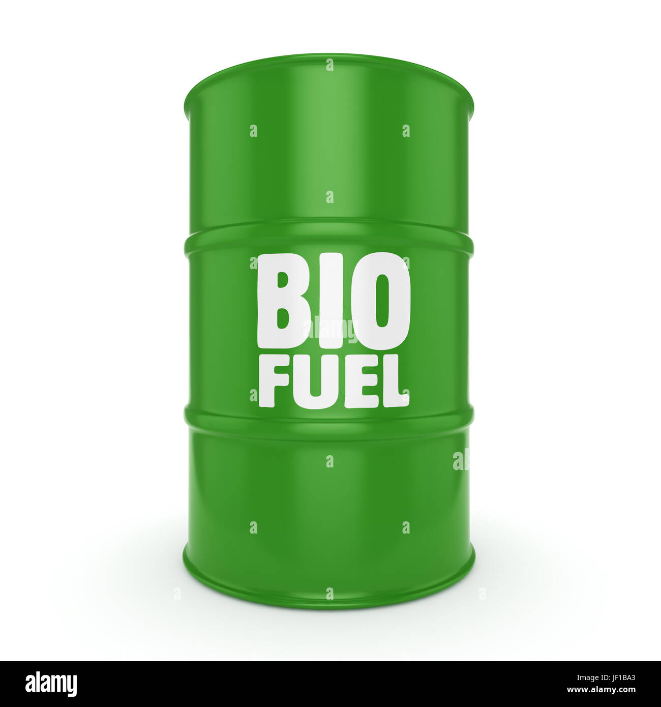 3D rendering barrel of biofuels Stock Photo - Alamy