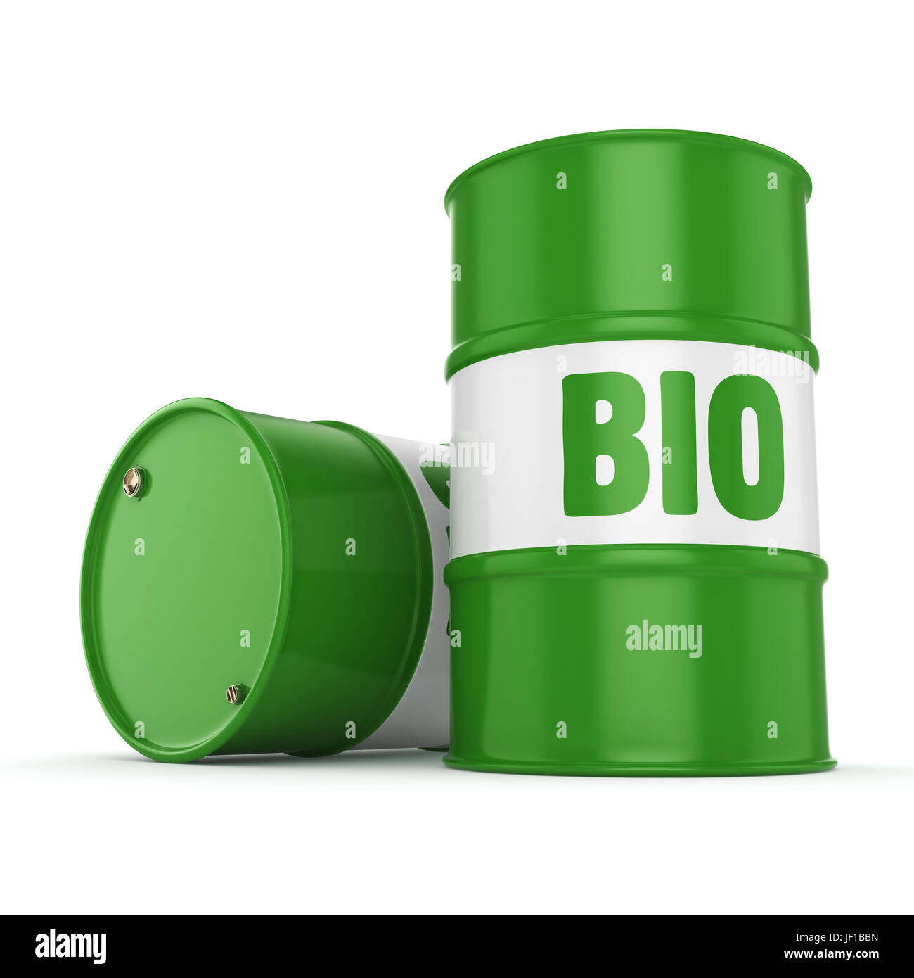 3D rendering barrel of biofuels Stock Photo - Alamy