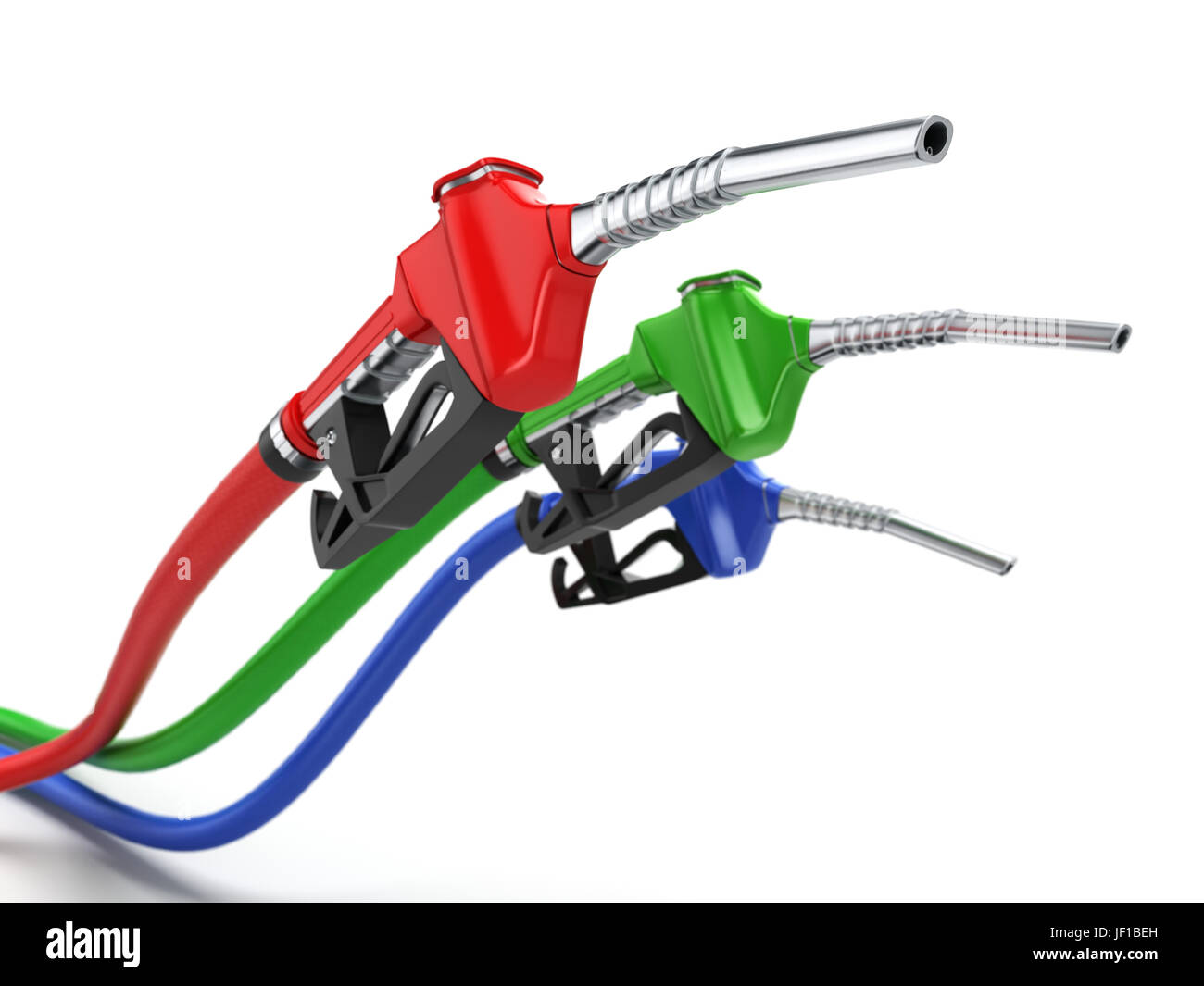 3D rendering refueling nozzle Stock Photo - Alamy