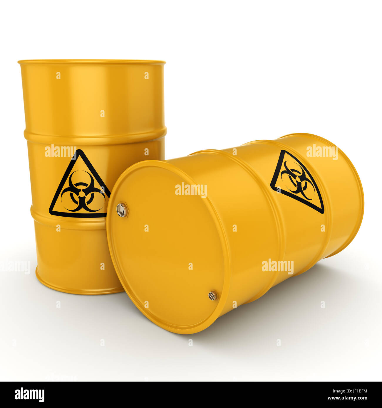 Two barrels hazardous waste hi-res stock photography and images - Alamy
