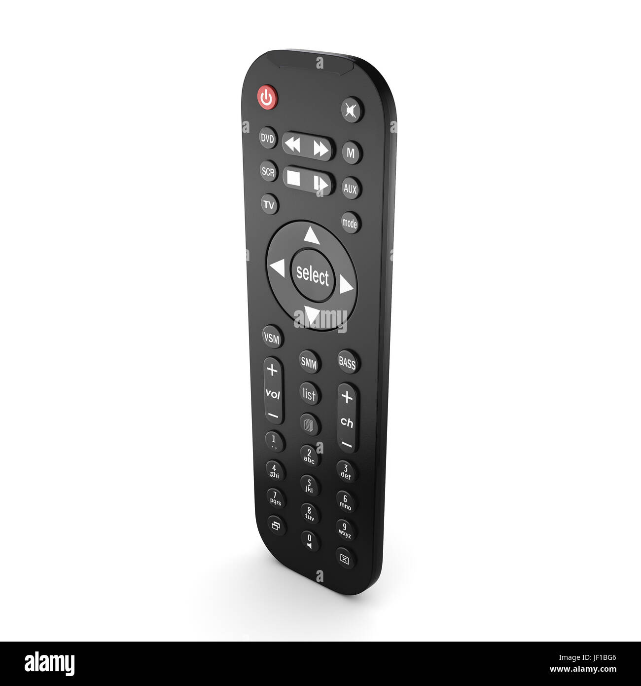 3D rendering TV Remote Stock Photo - Alamy