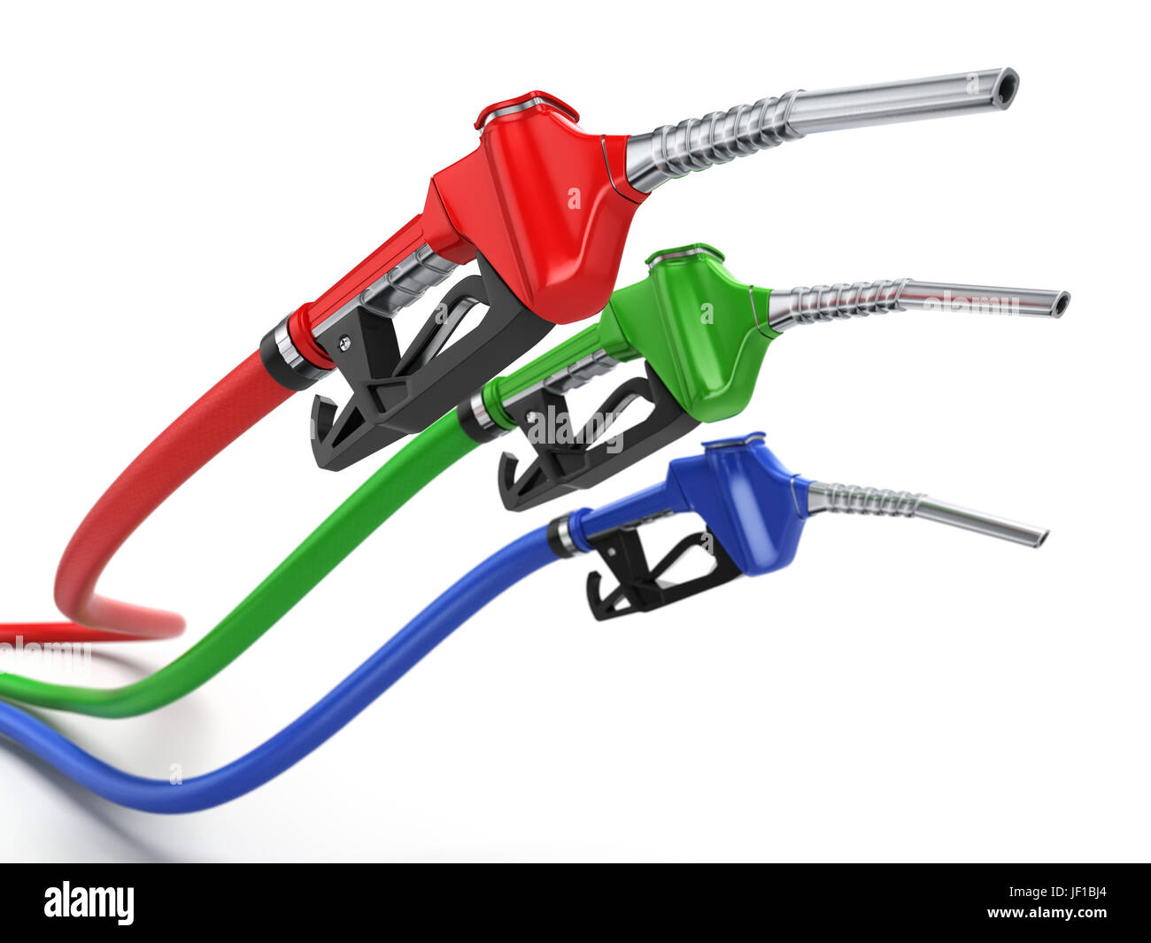 3D rendering refueling nozzle Stock Photo - Alamy