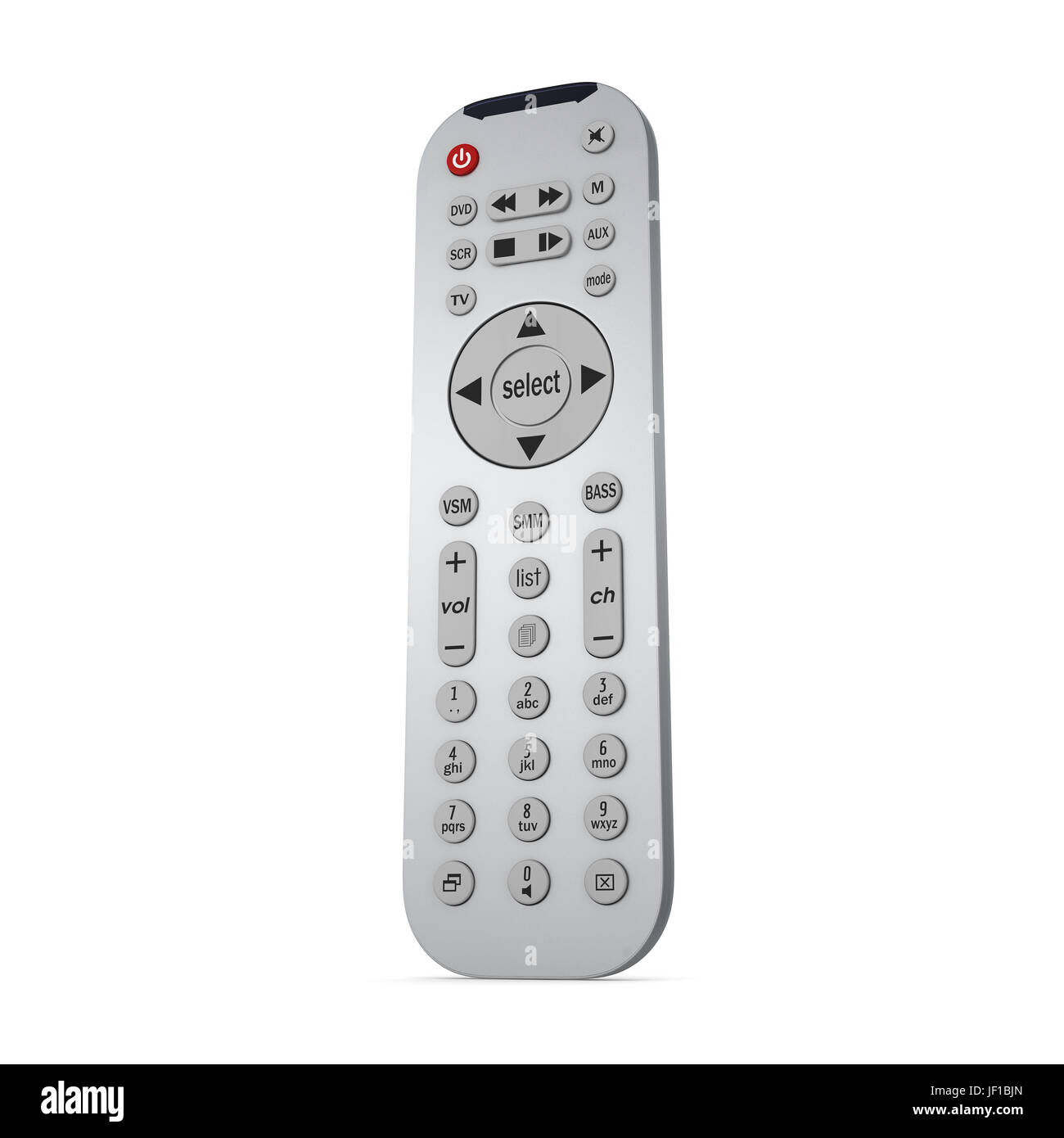 3D rendering TV Remote Stock Photo - Alamy