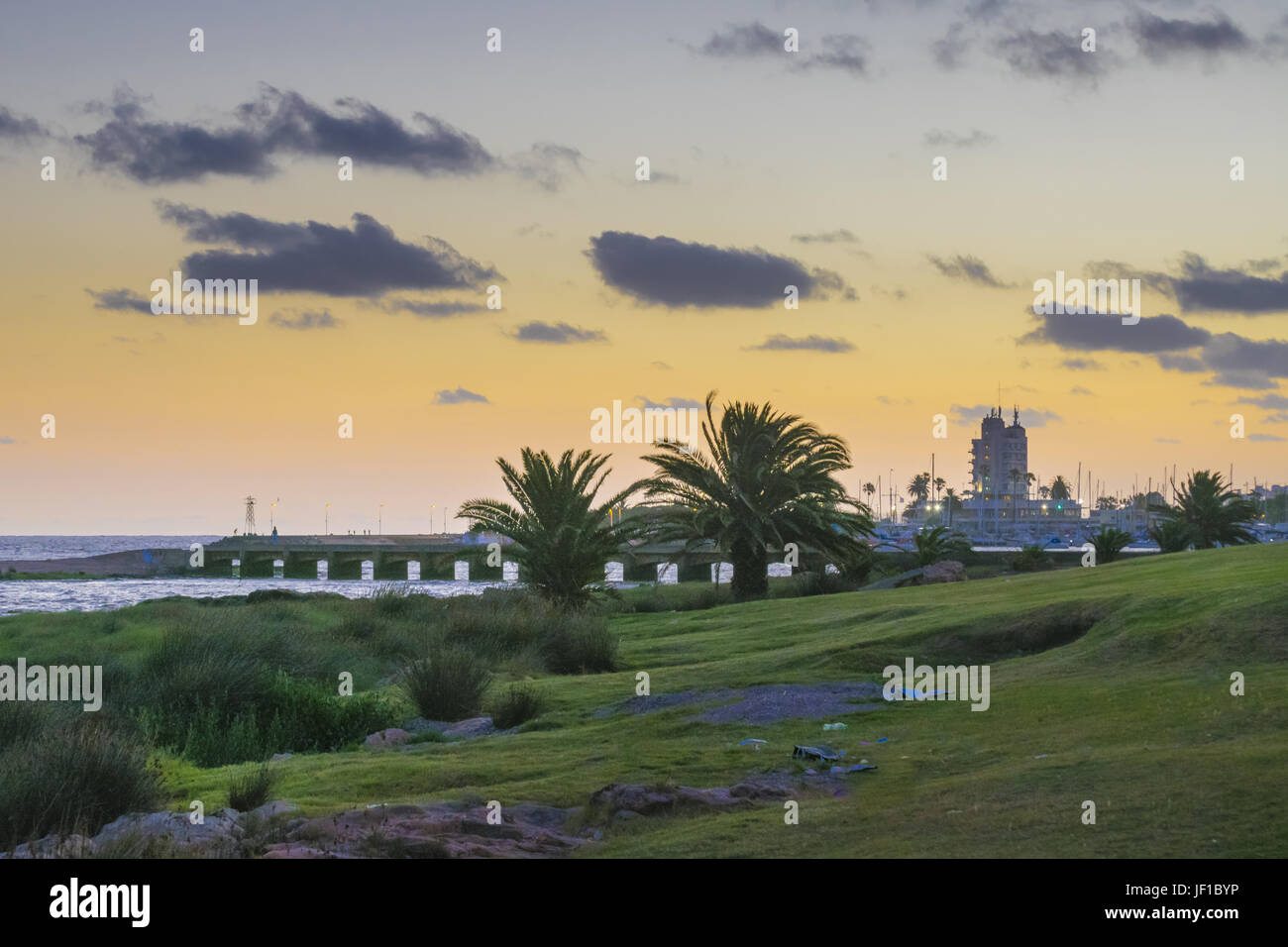 Montevideo Cityscape Scene at Twilight Stock Photo - Alamy