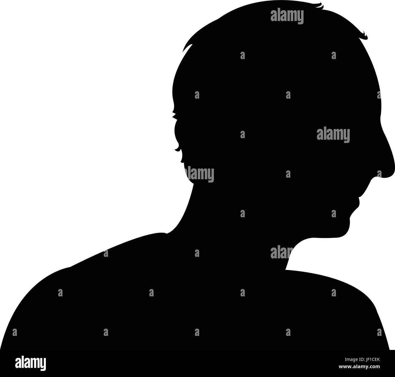 guy, profile, isolated, male, masculine, human, human being, person ...