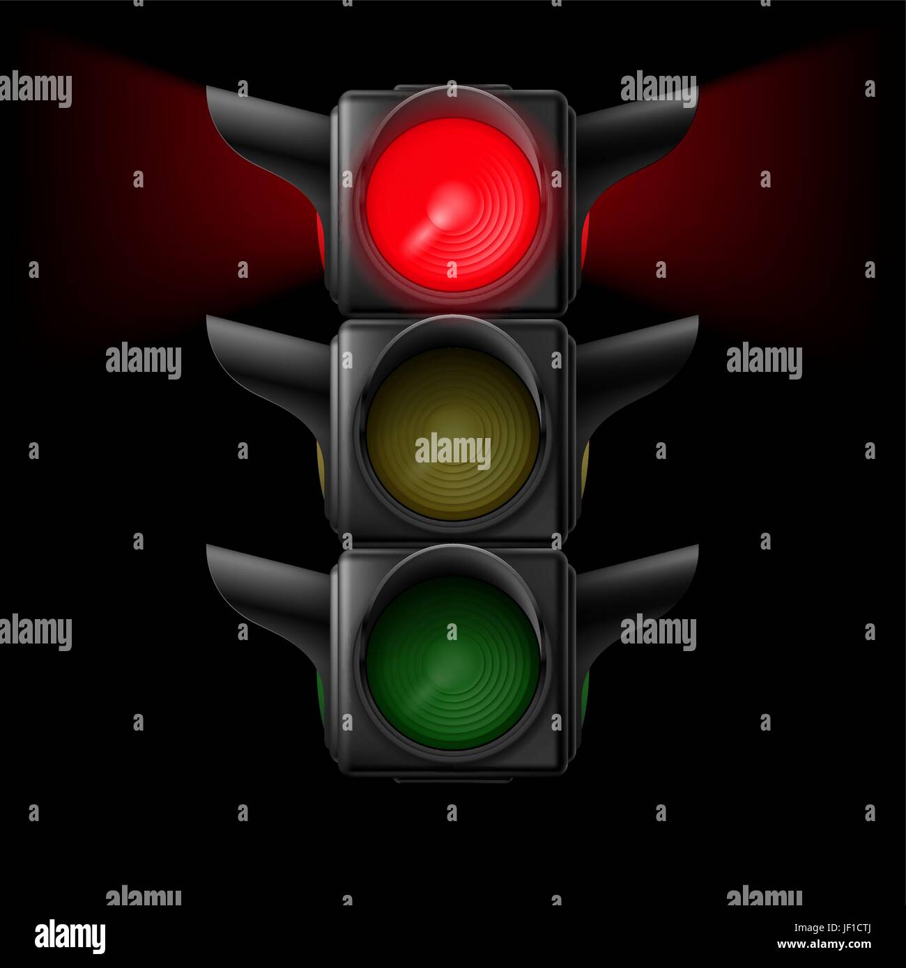 Dangerous traffic intersection Stock Vector Images - Alamy