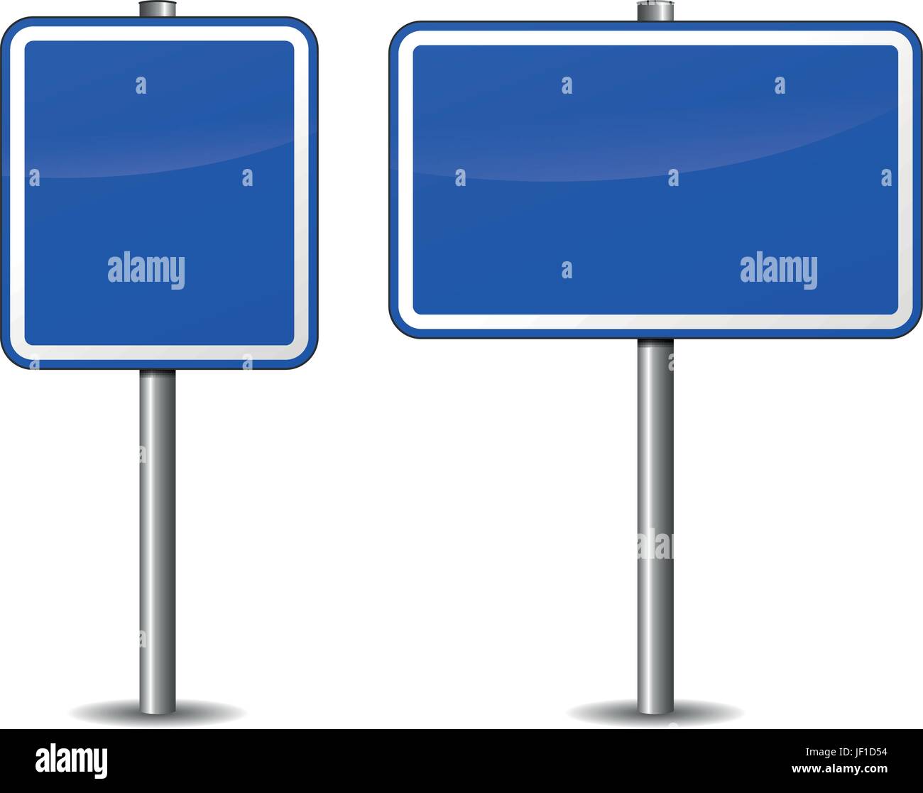 Blank motorway signs Stock Vector Images - Alamy
