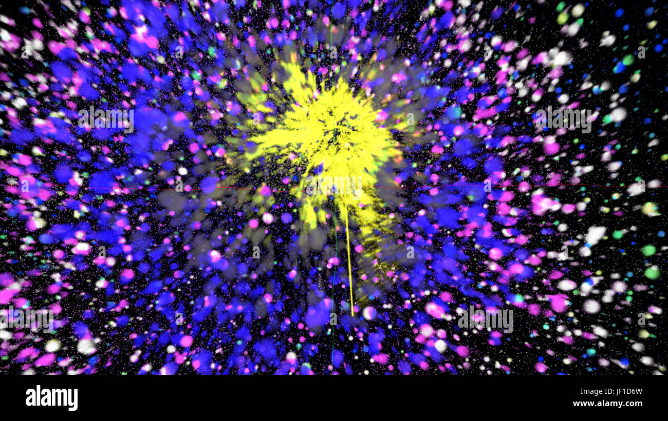 CG fireworks. Abstract background. Digital Stock Photo - Alamy